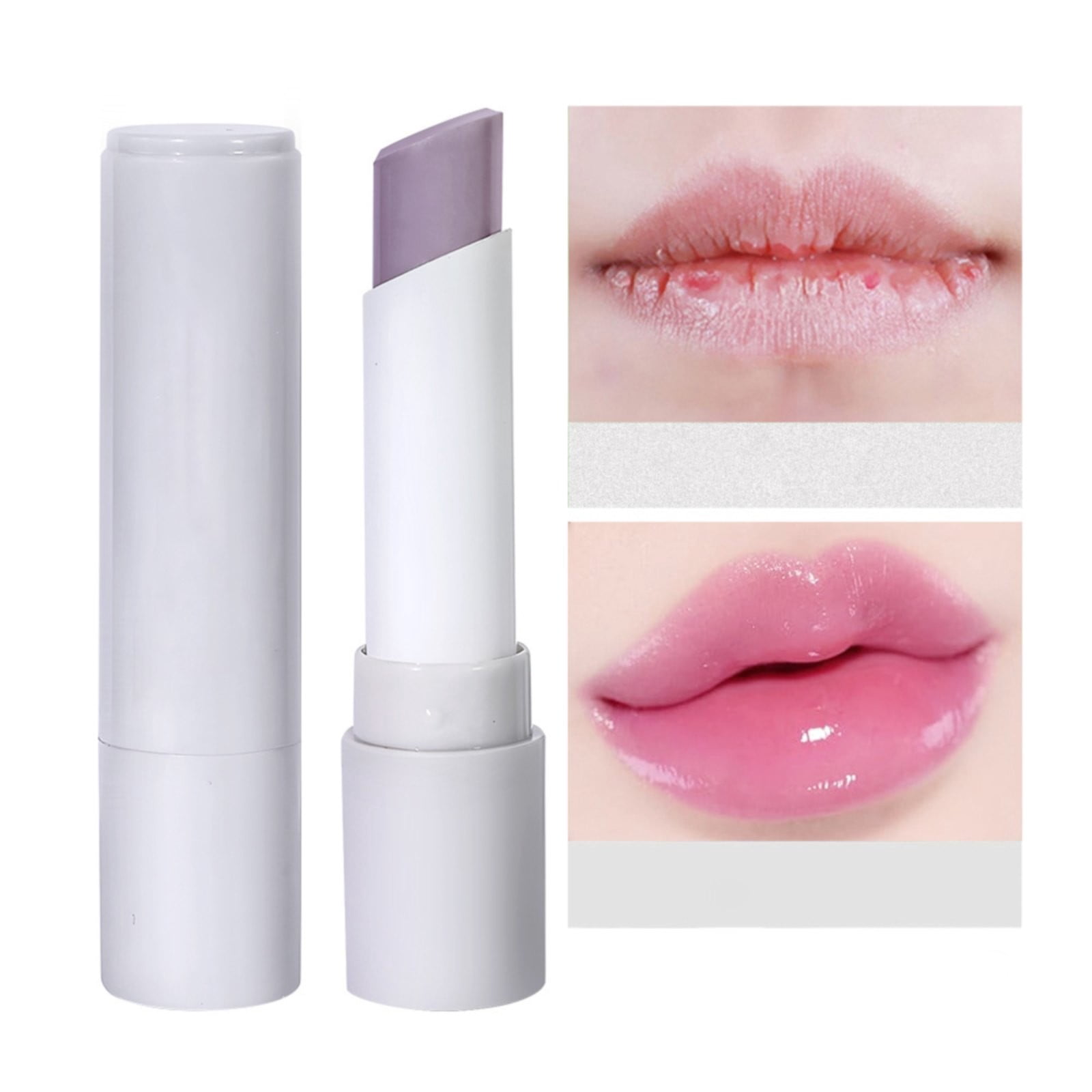 Lip Tint Lip Balm Vitamin E Desalination Lip Lines to Dry Crack Lip ...