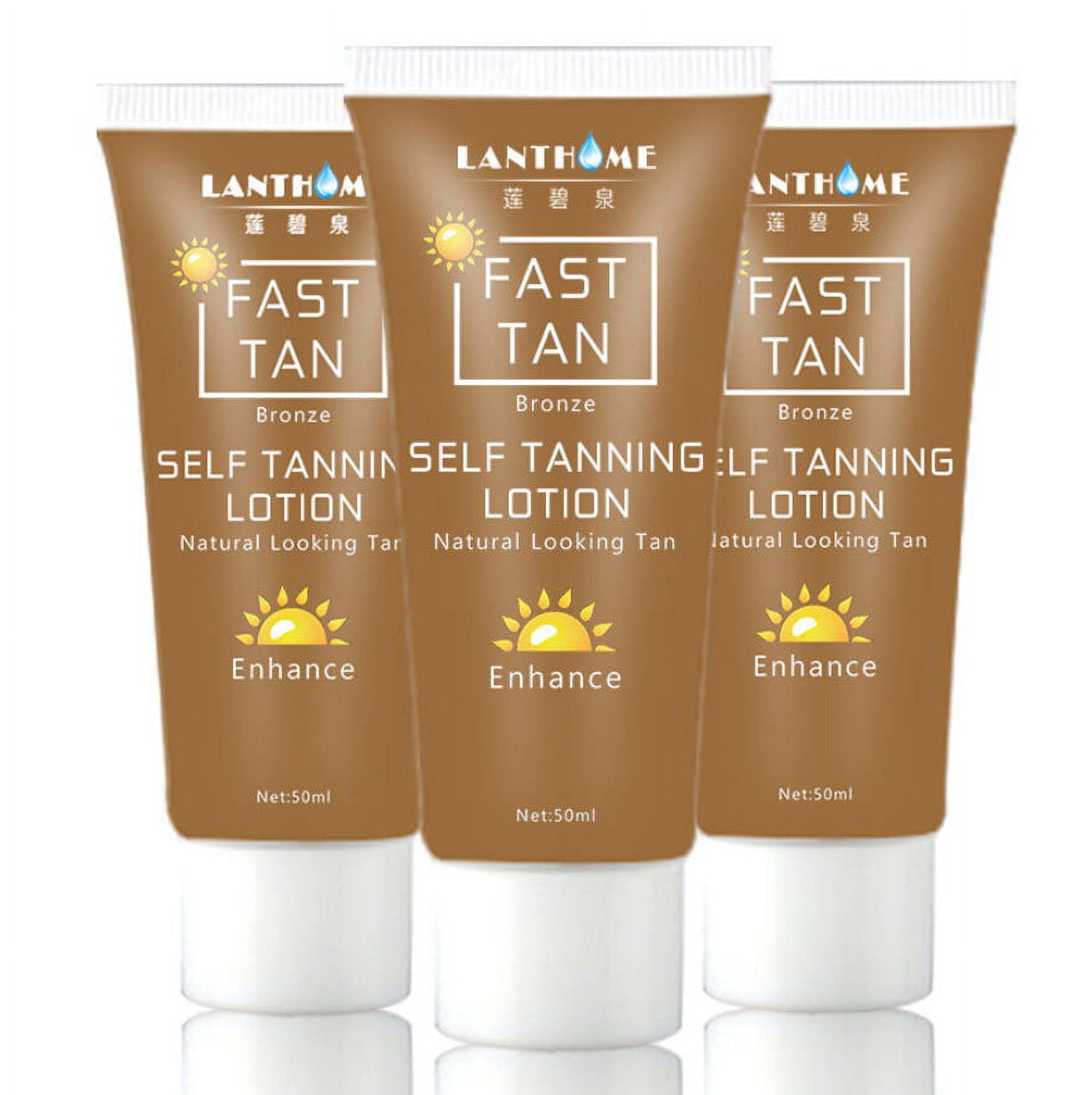 Tinted Self Tanning Lotion, Summer Body Sunscreen Medium Natural Tan ...