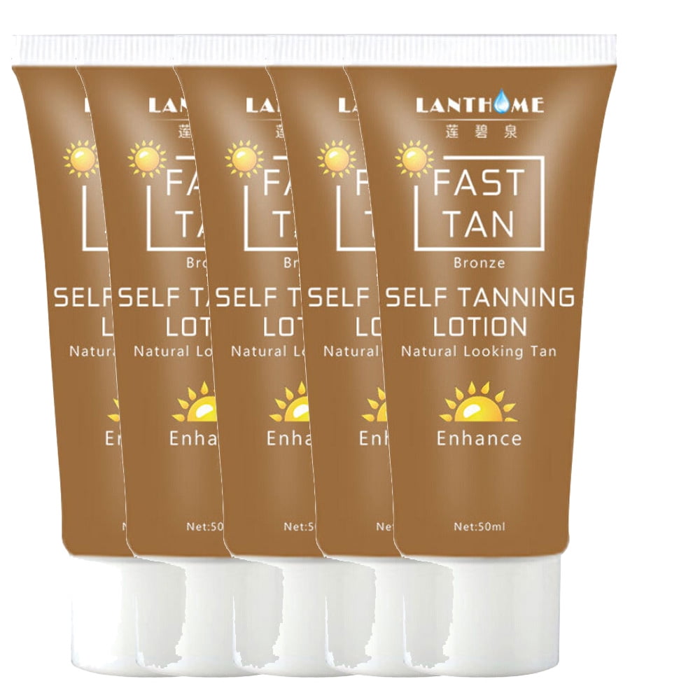 Tinted Self Tanning Lotion, Summer Body Sunscreen Medium Natural Tan ...