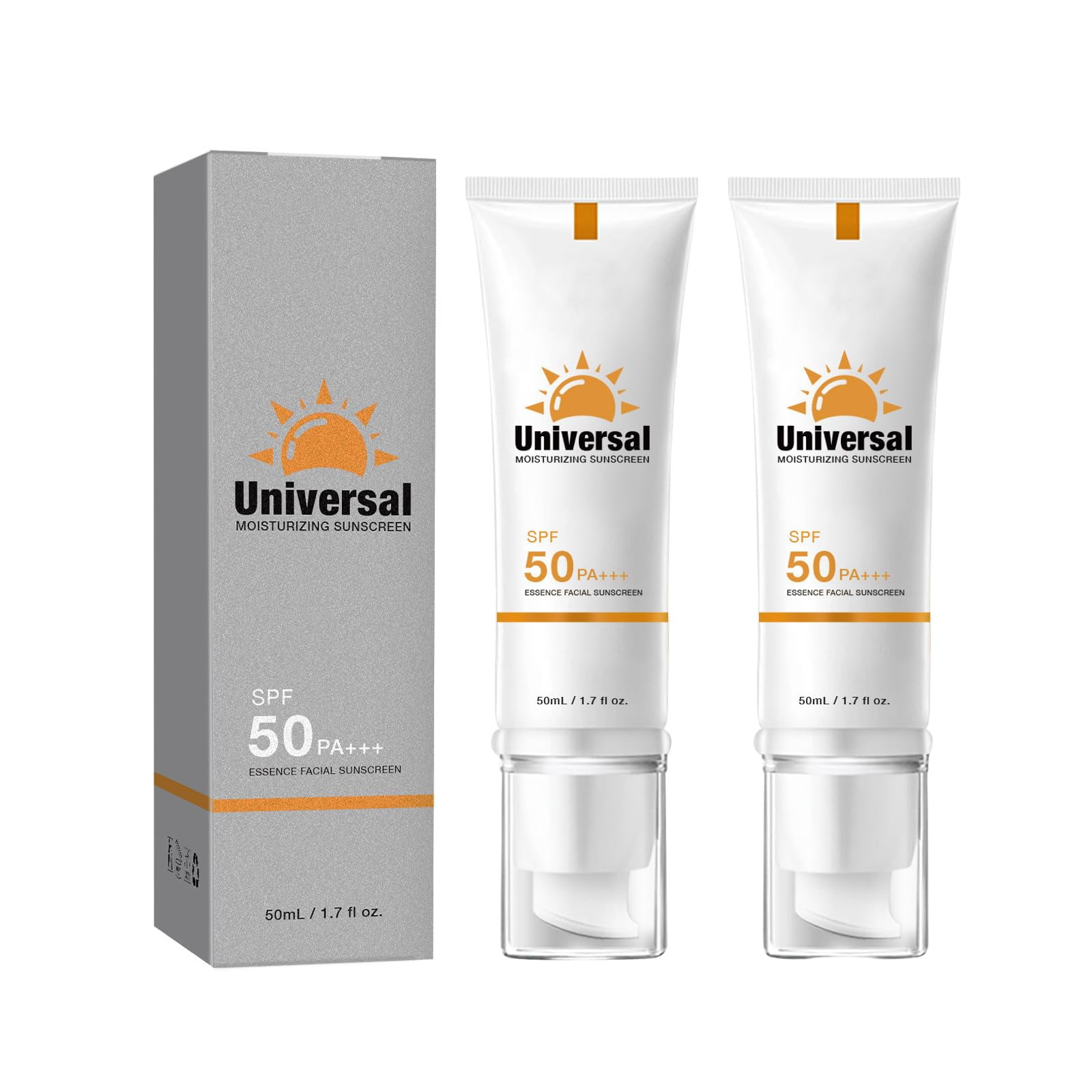 Tinted Sunscreen for Face BCA3 SPF 50,Universal Protector Solar ...