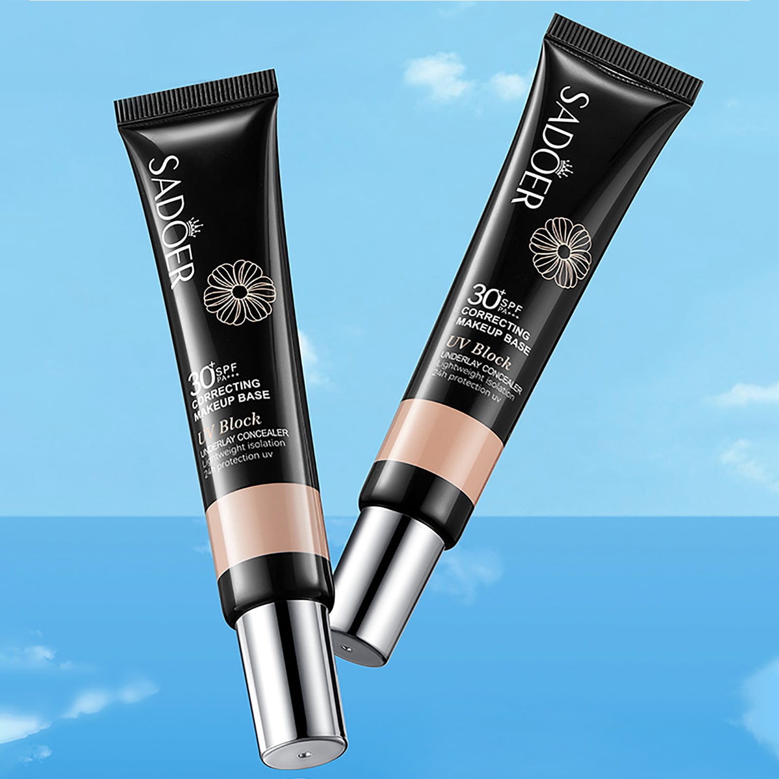 Tinted Sunscreen for Face (SPF30+ PA+++) Mattifying Makeup Base Primer ...