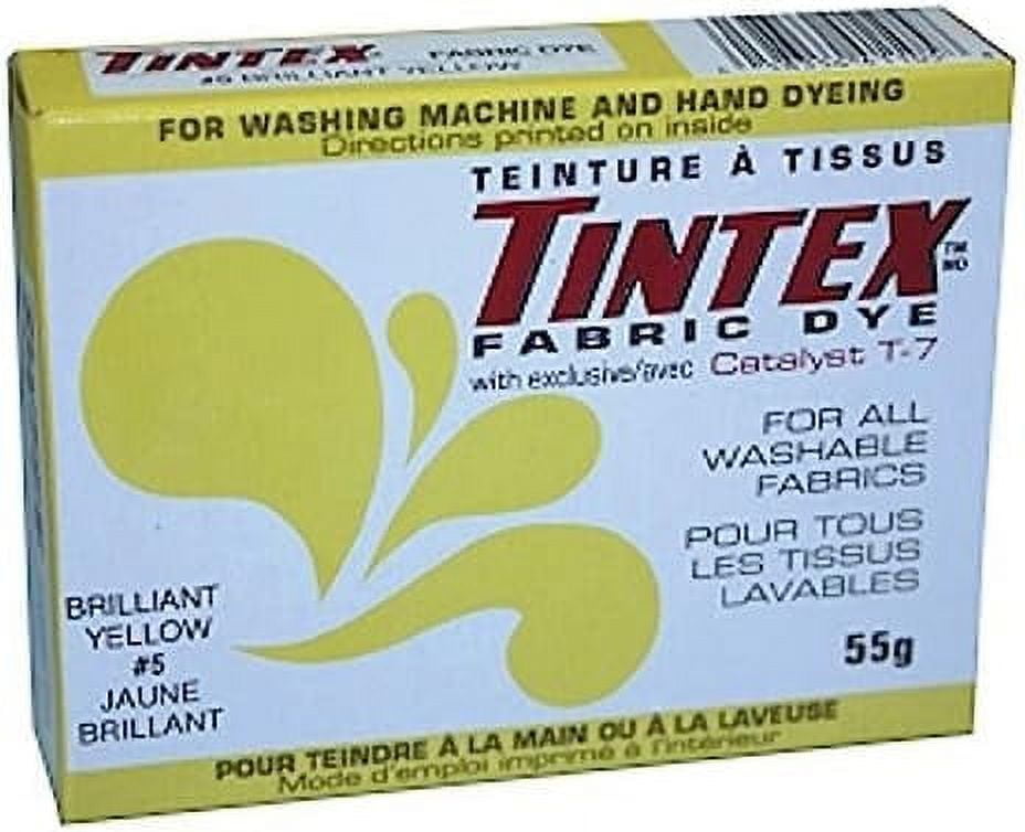 Tintex Brand Brilliant Yellow Fabric Dye 5 - Walmart.com