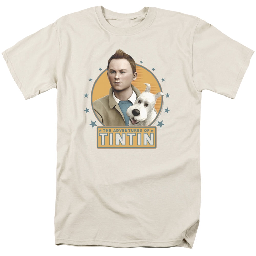 Tintin Men's Buddies T-shirt Cream - Walmart.com
