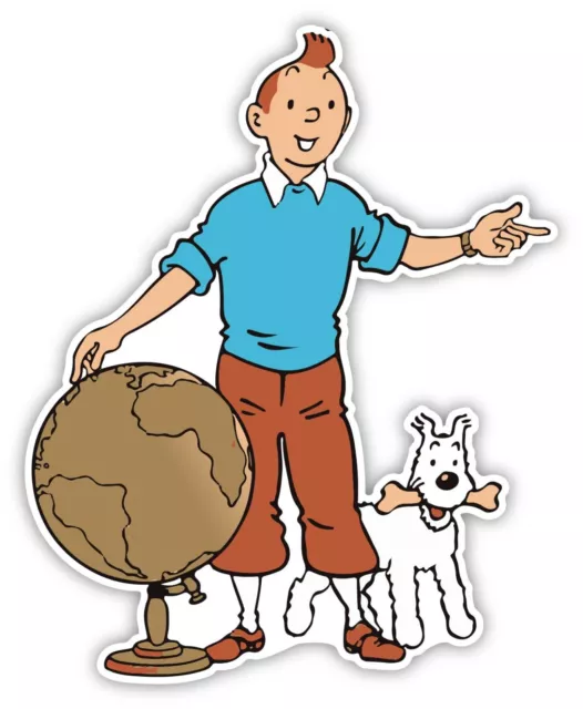 Tintin Cartoon Sticker Decal Laptop Wall Car Phone The Adventures Of ...