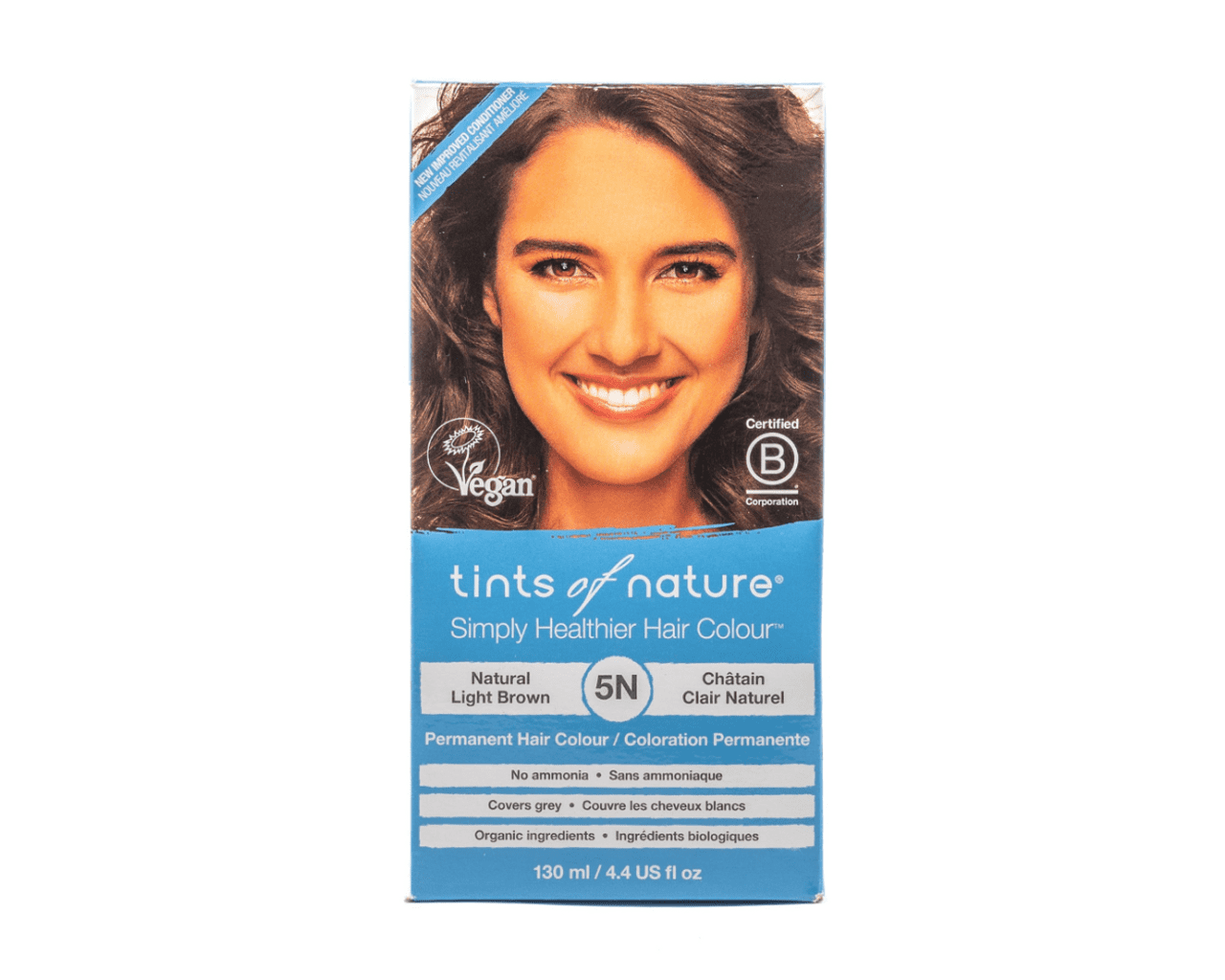 Tints of Nature 5N Natural Light Brown Permanent Hair Colour, 4.4 Oz ...