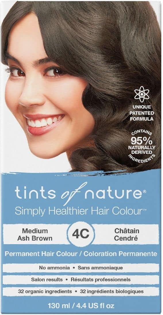 Tints of Nature Permanent Color 4C Medium Ash Brown 4.4 oz Box ...