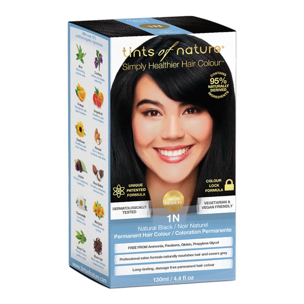 Tints of Nature Permanent Hair Colour, Natural Black, 4.4 Oz - Walmart.com