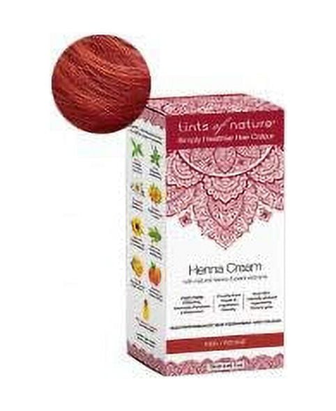 Tints of Nature, Semi-Permanent Henna Cream Hair Colour Red, 1 Ea ...