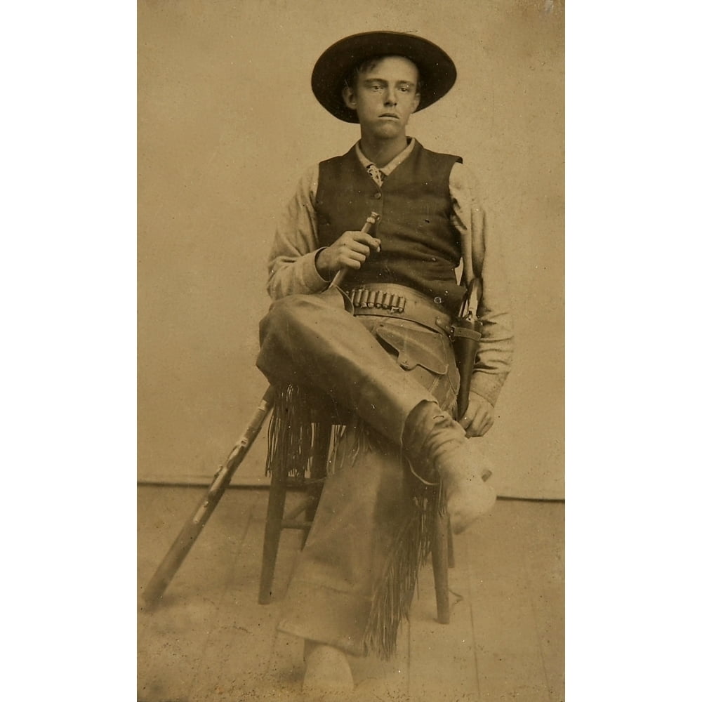 Unhappy Cowboy Poster Print - Walmart.com