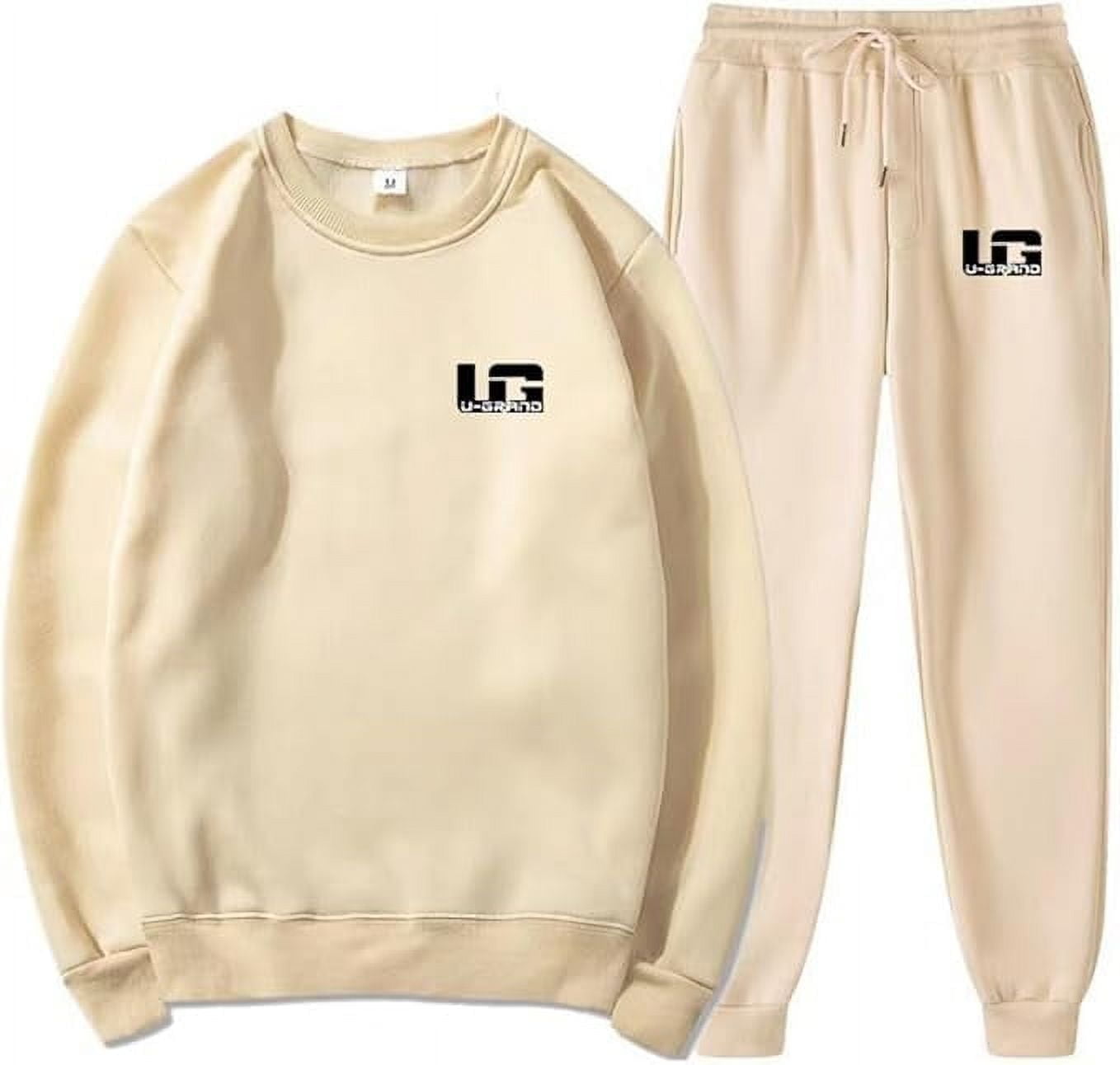 U-GRAND Unisex Sweat Suits – Versatile Design, Luxurious Fabric Blend ...