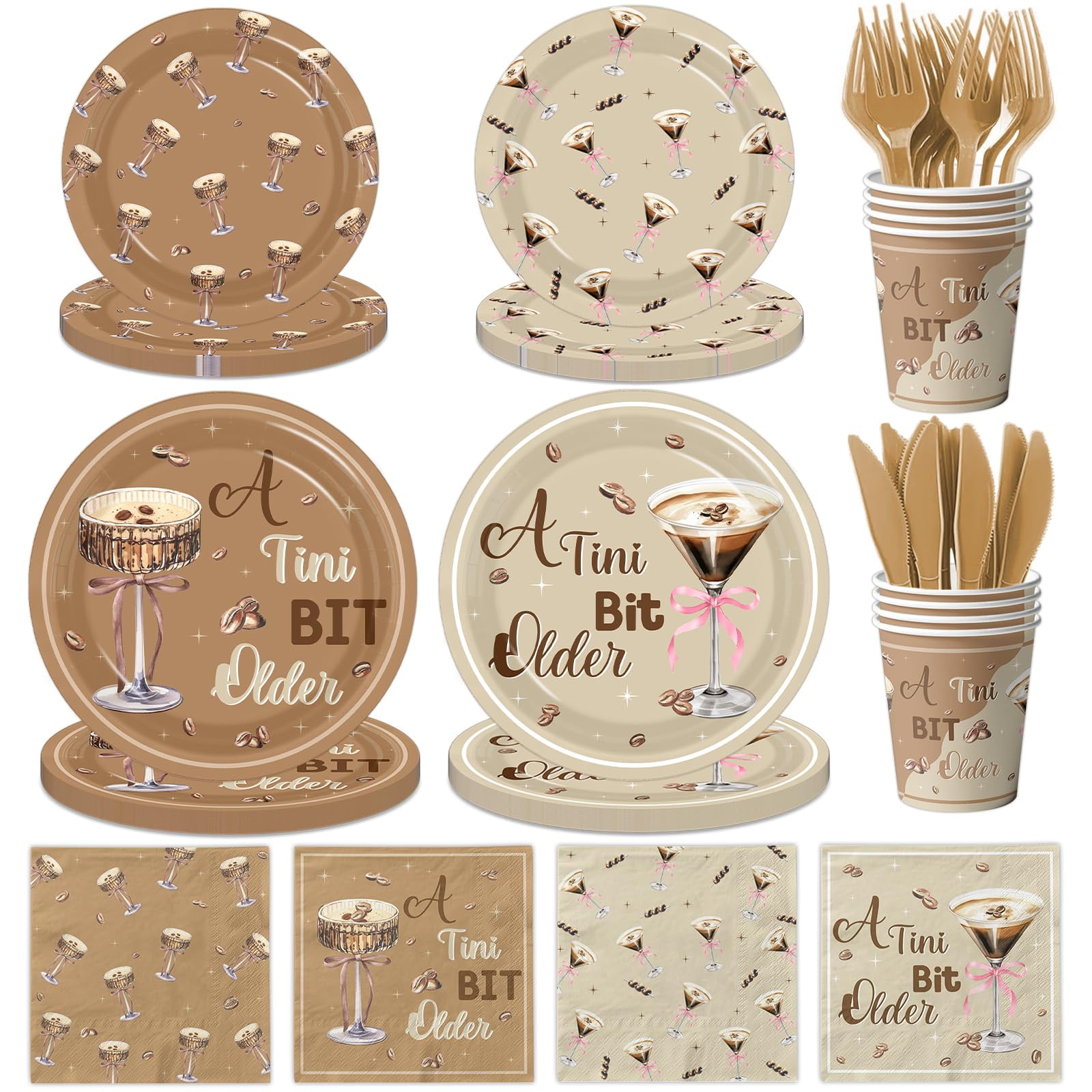 Tiny Bit Cake Topper 13Pcs A Tini Bit Older Cake Toppers Espresso ...