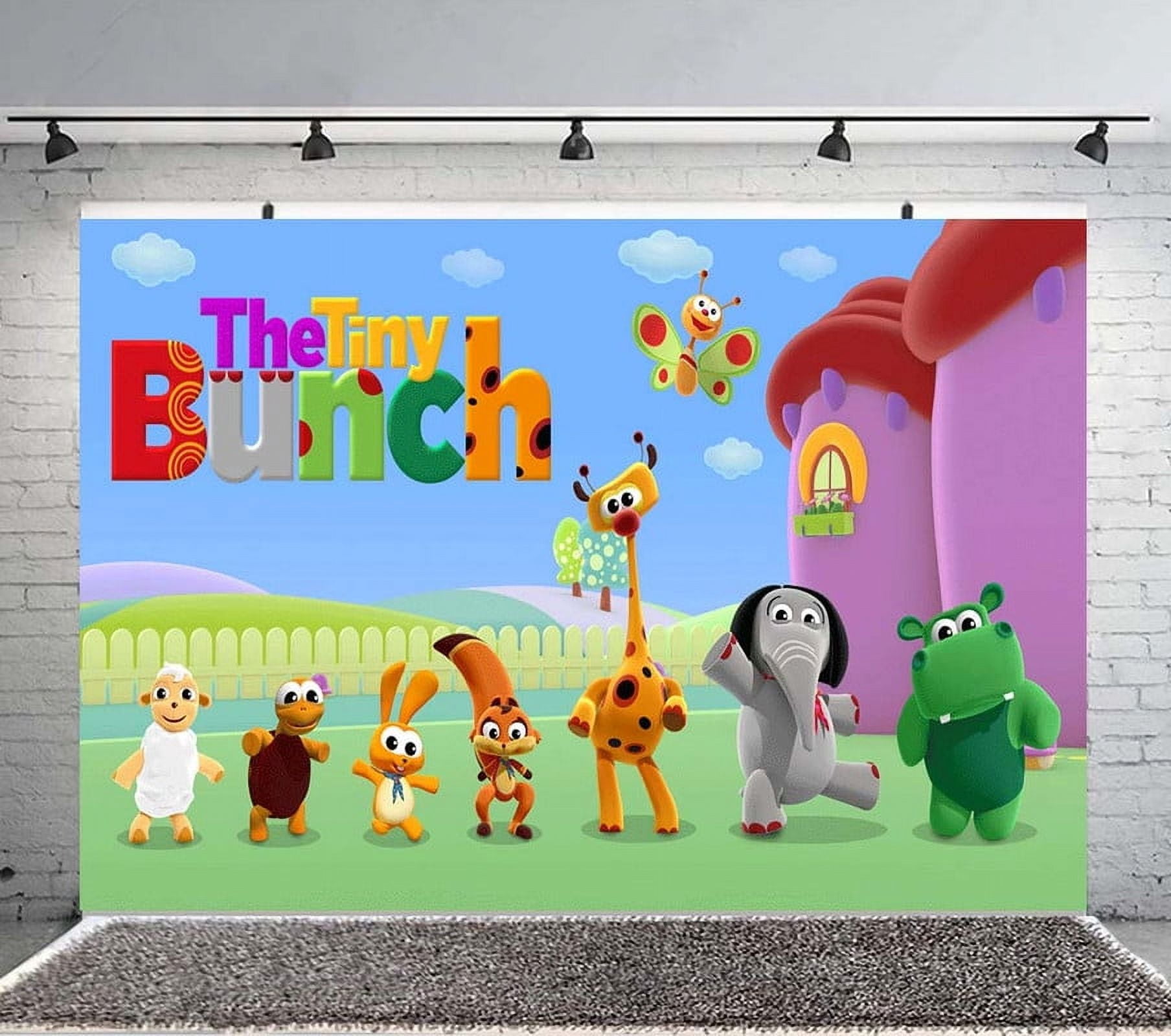 Tiny Bunch Baby TV Backdrop Banner Party Supplies Poster Movie Theme ...