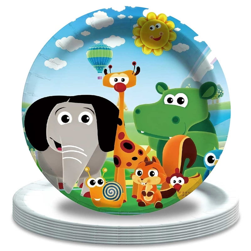 Tiny Bunch Baby TV Paper Plates Birthday Decorations Party Supplies ...