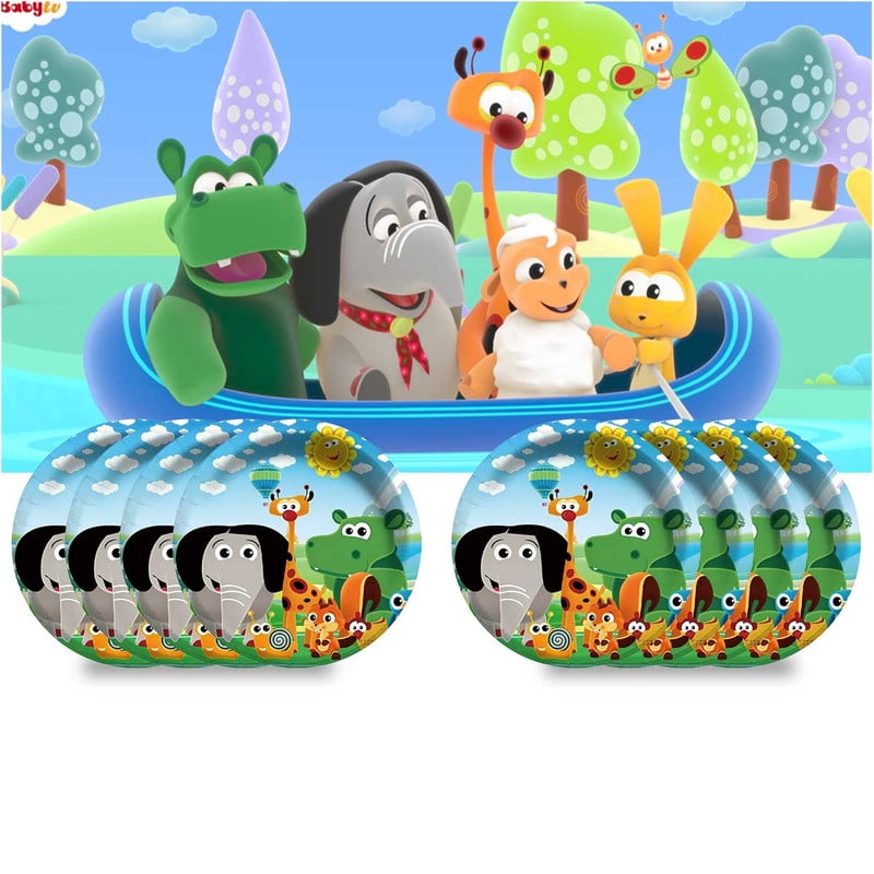 Tiny Bunch Baby TV Birthday Supplies Plates Decorations Decor Backdrop ...