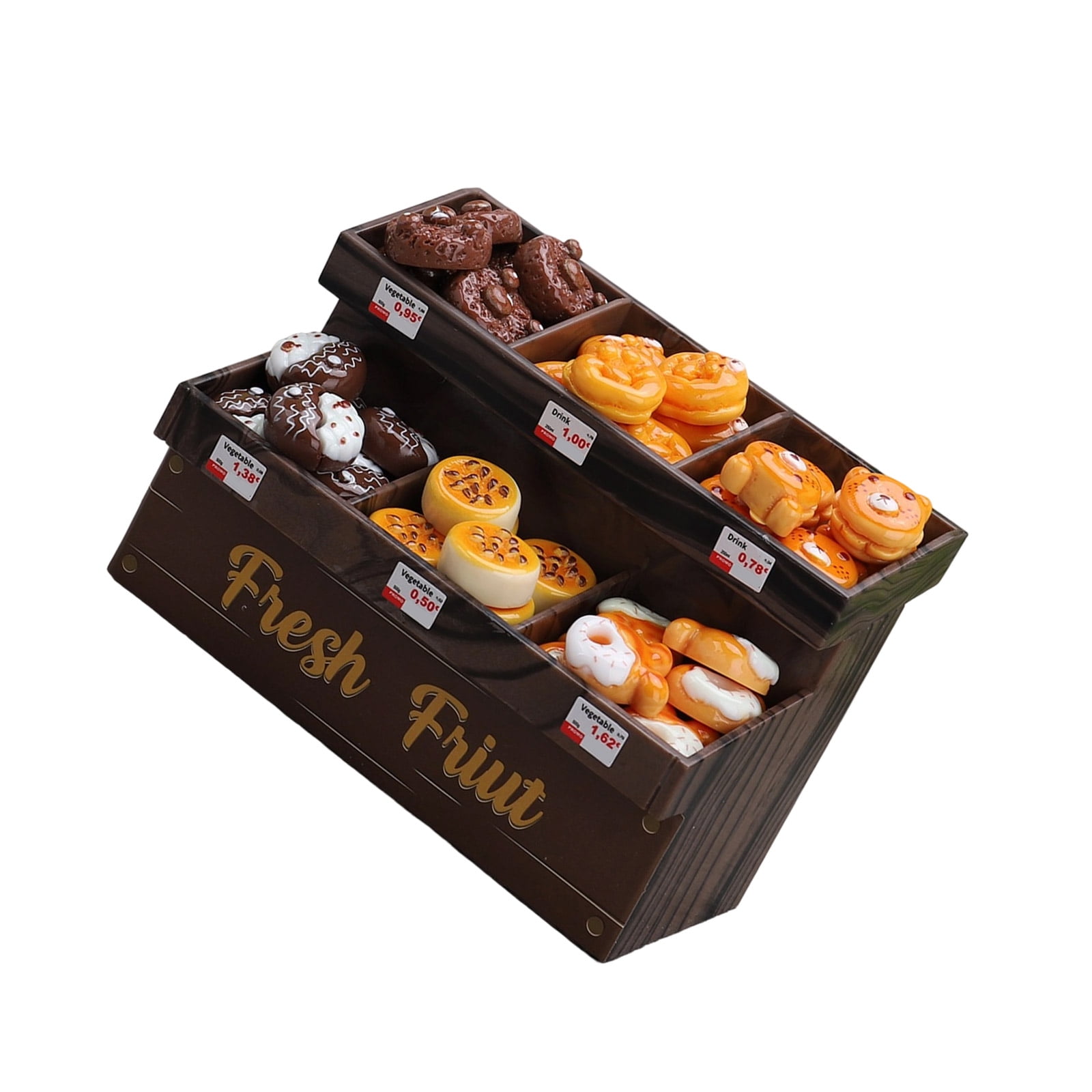 Tiny Cake Stand For Dollhouses Simulation Bakery Counter Plastic Design ...