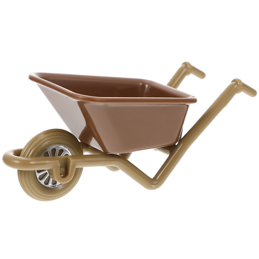 Tiny Cart Model Mini Garden Trolley Model Miniature Cart Ornament Mini ...