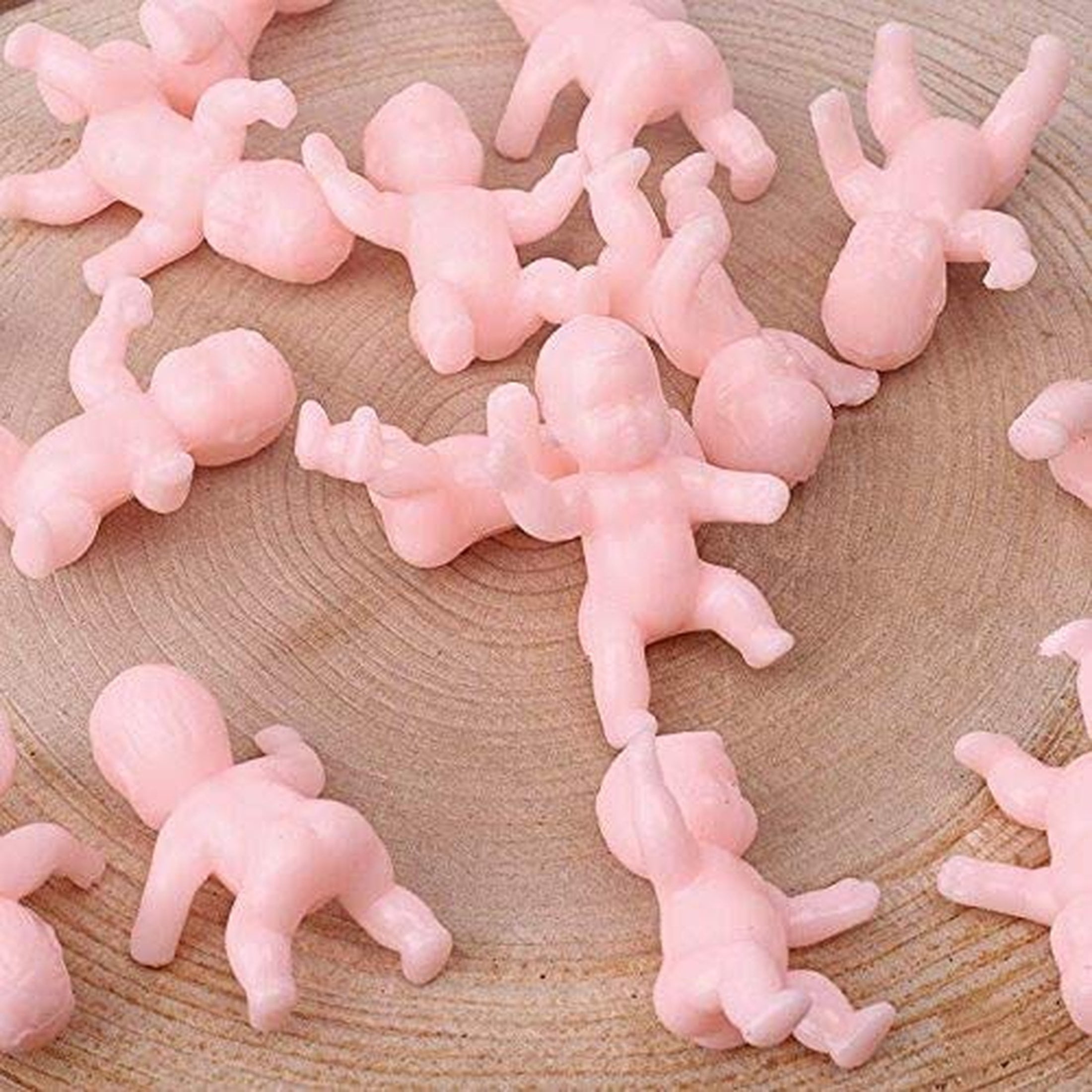 Tiny Cherubs Party Favors - 120 Mini Plastic Babies for Baby Showers ...