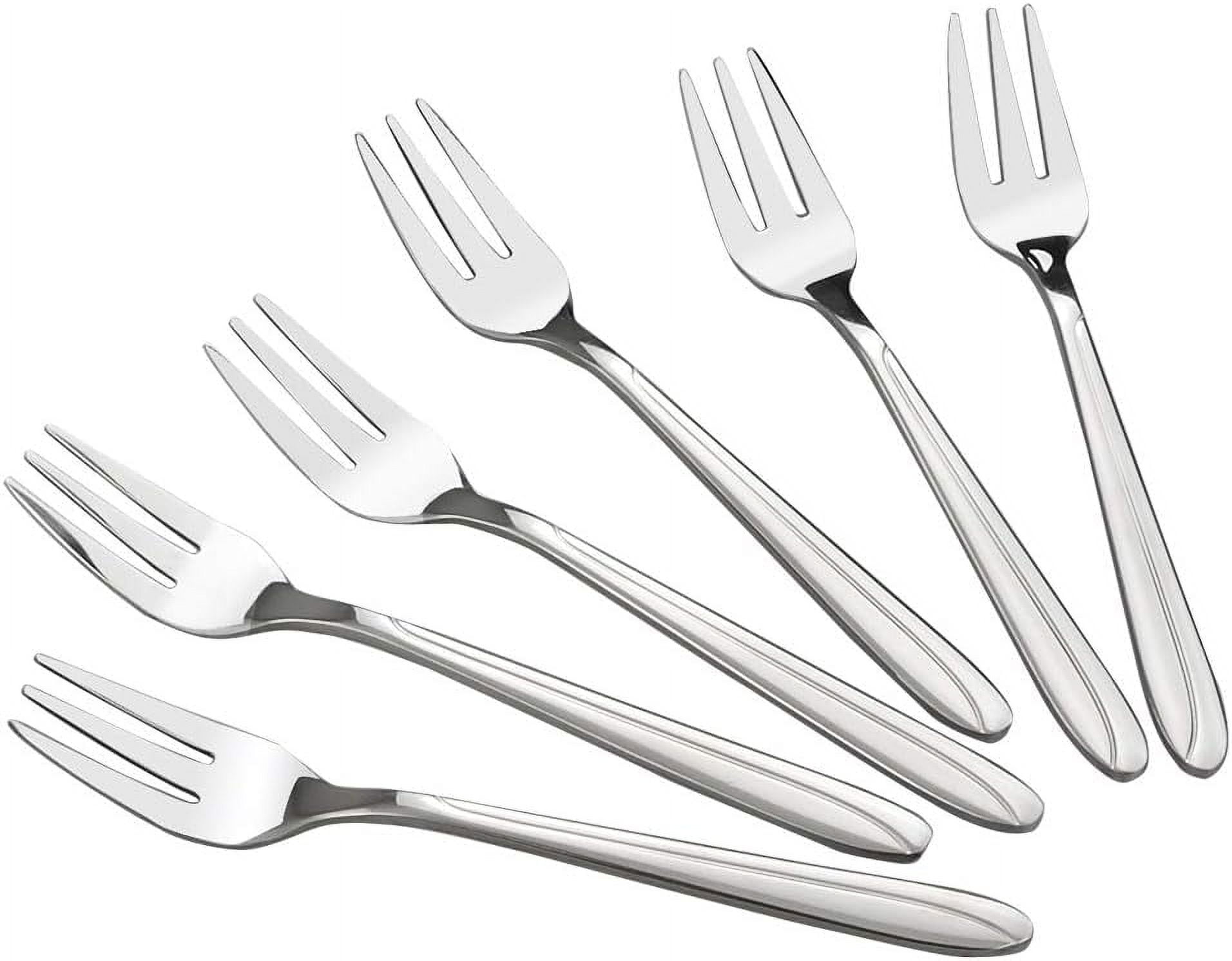 Tiny Cocktail Forks, 12 Pcs Stainless Steel for Appetizer and Cake ...