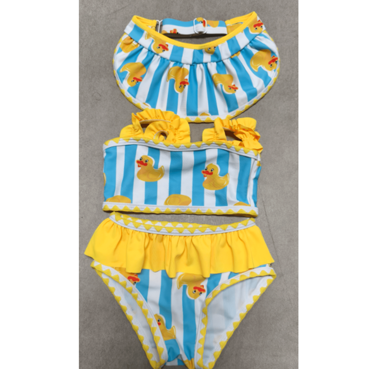Tiny Cutey Baby Girl Swimsuit Toddler Summer Bikini Beach Bathing Suit ...