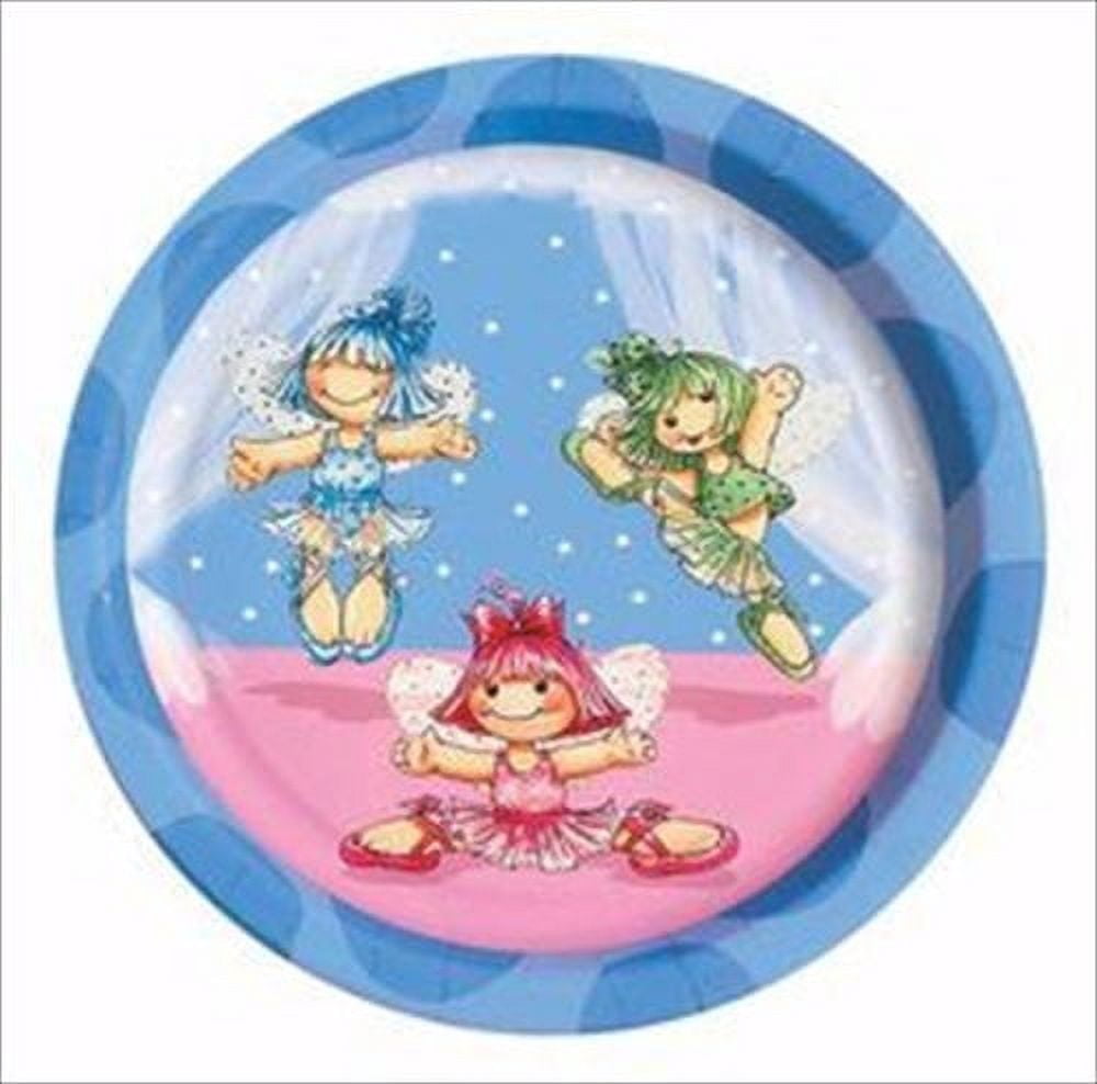 Various Tiny Dancer Characters Party Disposable Paper Plates, 8 Count ...