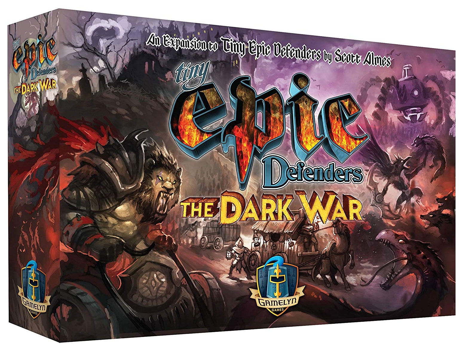Tiny Epic Defenders: the Dark War Expansion Multiplayer Strategy Board ...