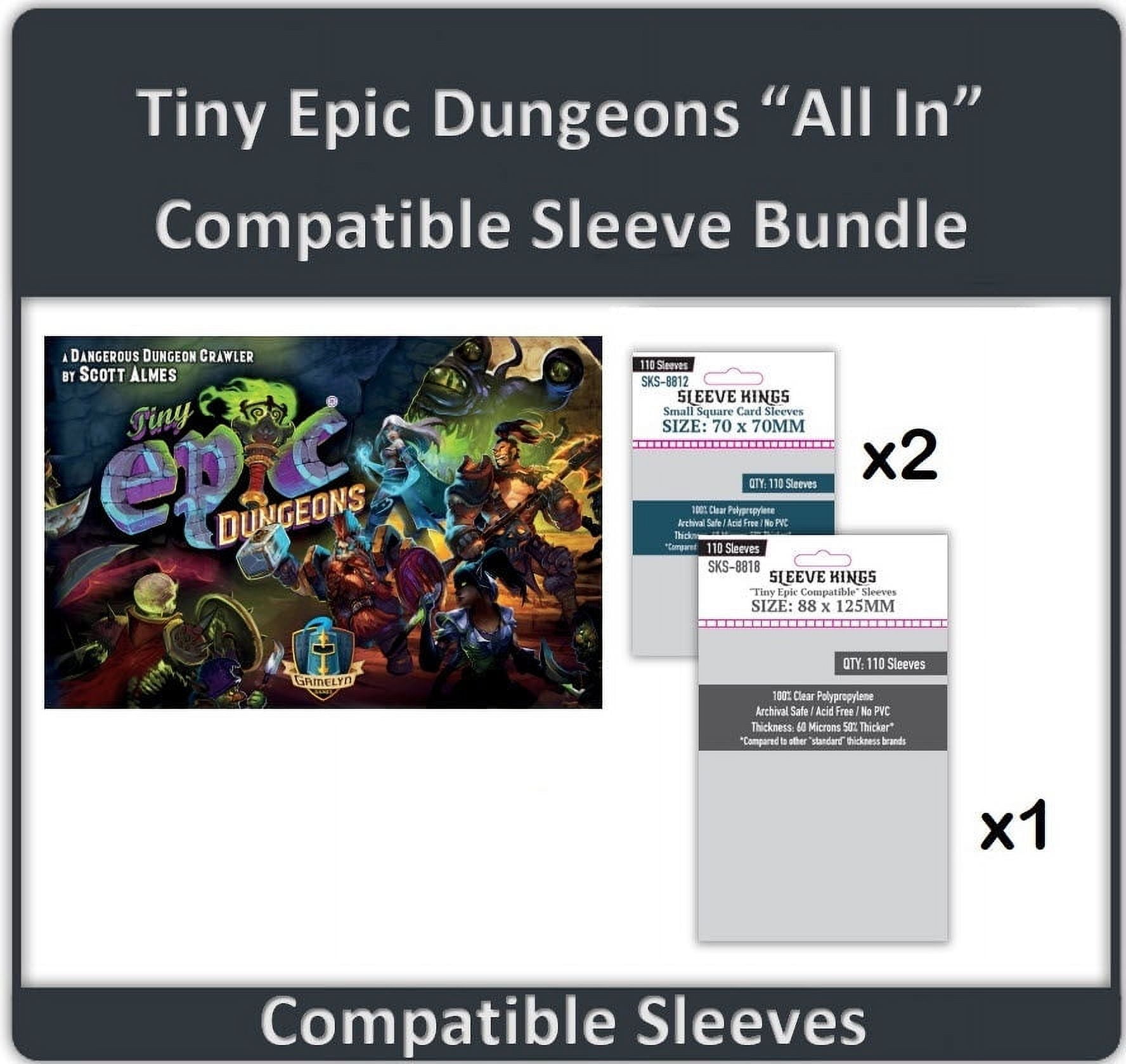 "Tiny Epic Dungeons" Deluxe + Dungeon Stories Expansion "All In ...