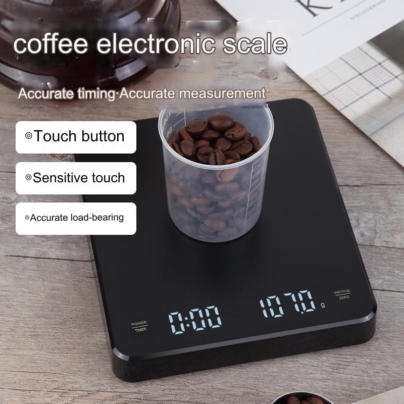 Tiny Espresso Scale with Timer, 0.1g/3kg, Coffee Scale with Auto Timing ...