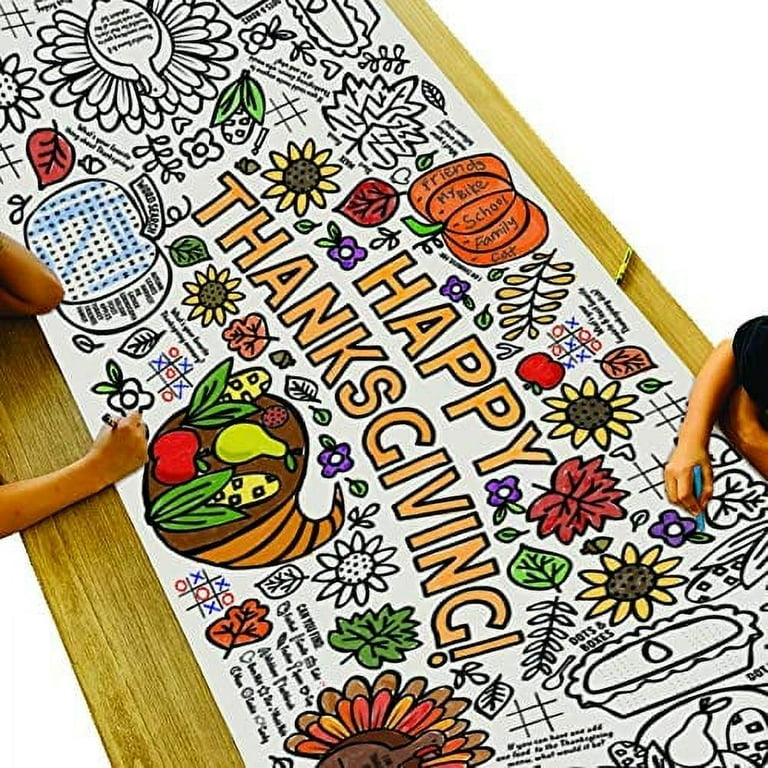 thanksgiving banner coloring pages