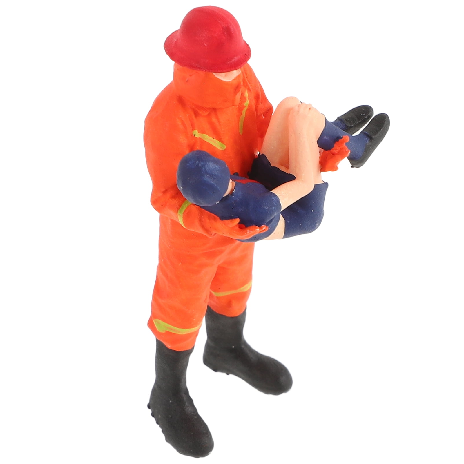 Firefighter Figures Resin Props for Decor Ideal for Cake Toppers and ...