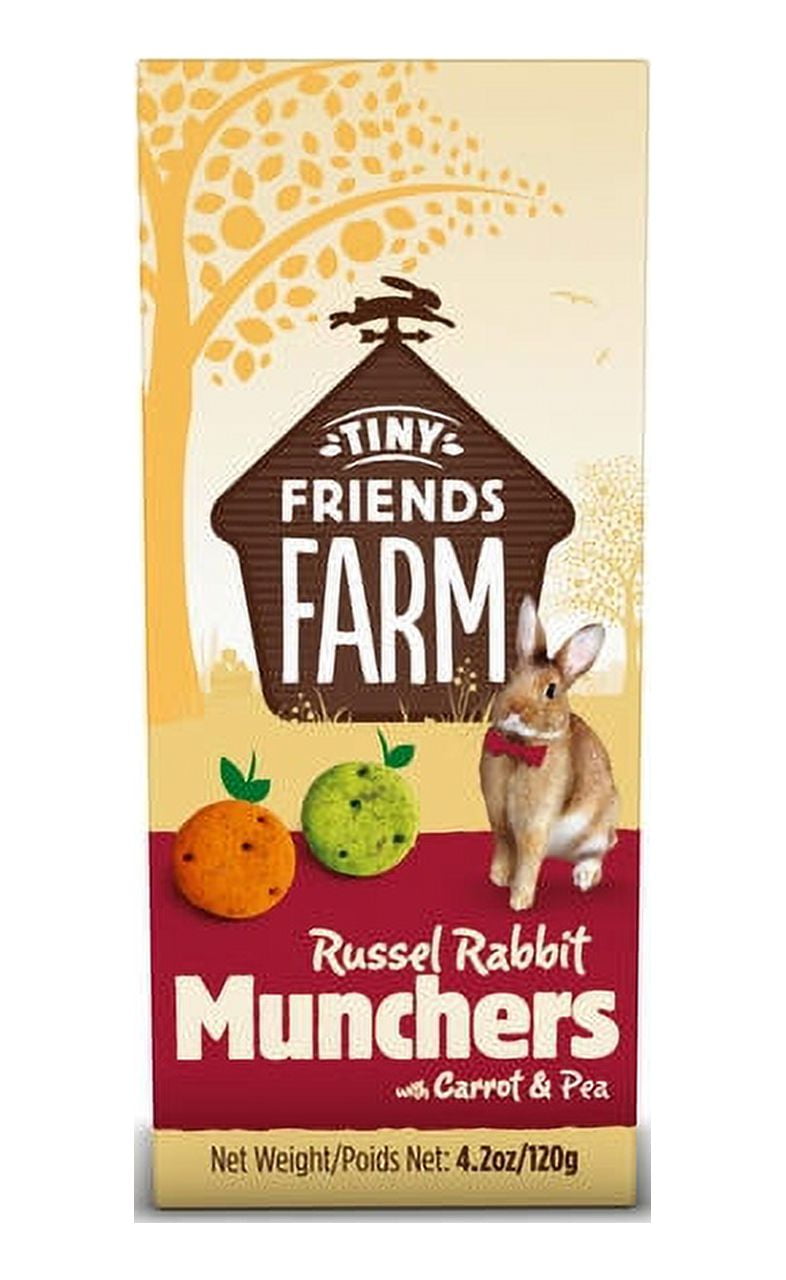 Tiny Friends Farm Russel Rabbit Munchers, Treat 4.23oz - Walmart.com
