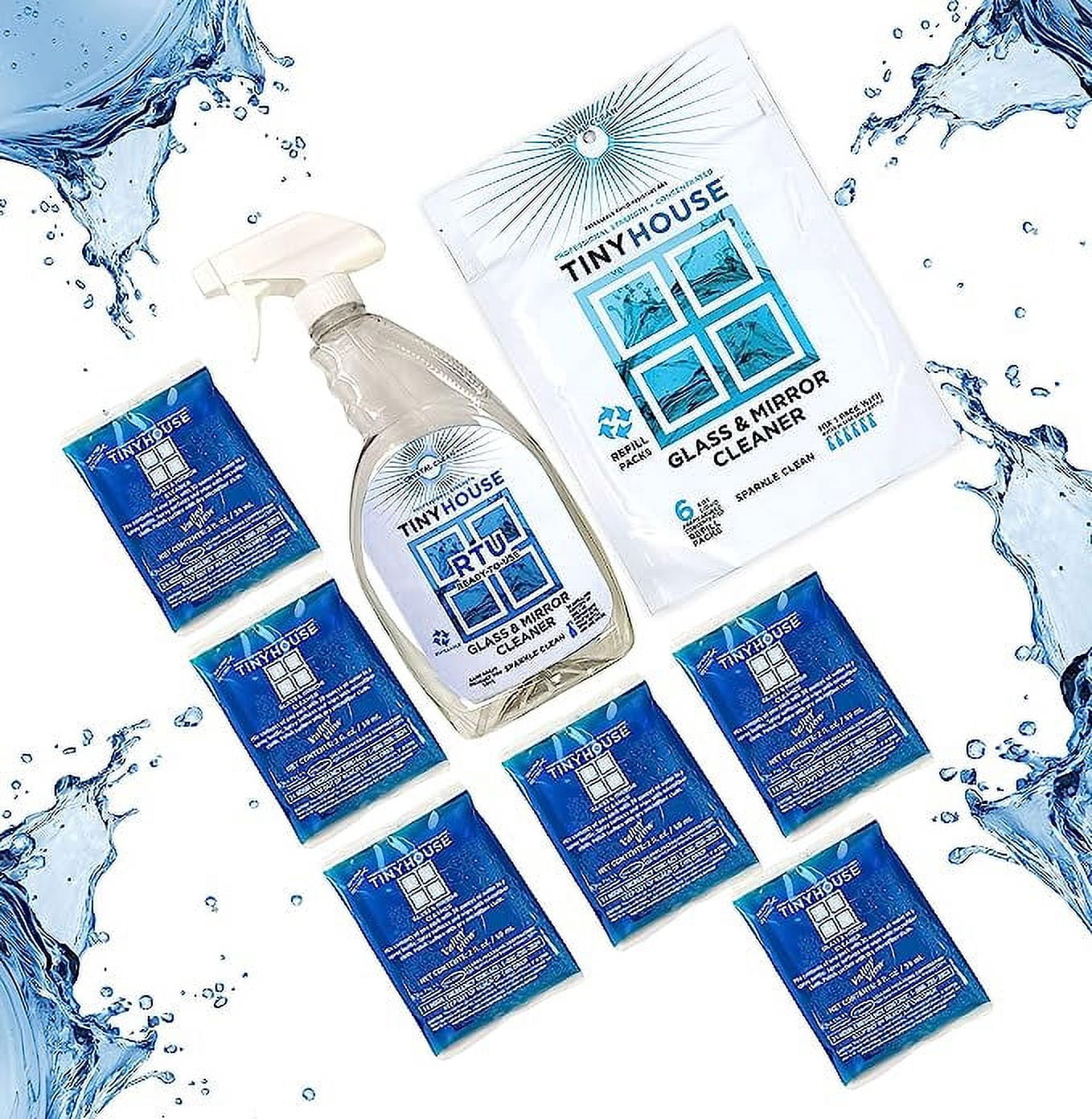 Tiny House Glass & Mirror Cleaner Kit - Walmart.com