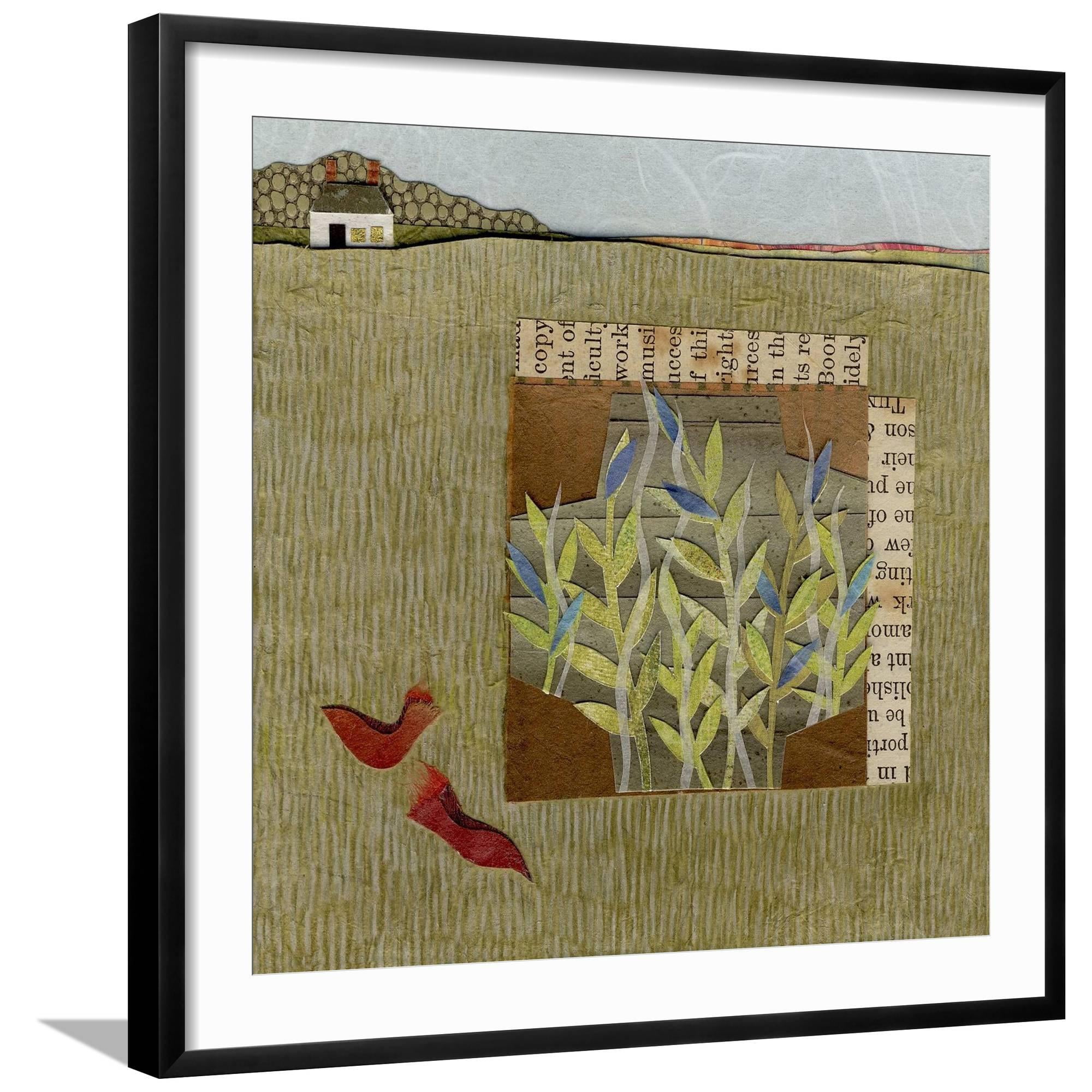 Art.com Tiny House II Art Print by Susan Savory, Black Frame Wall Art ...
