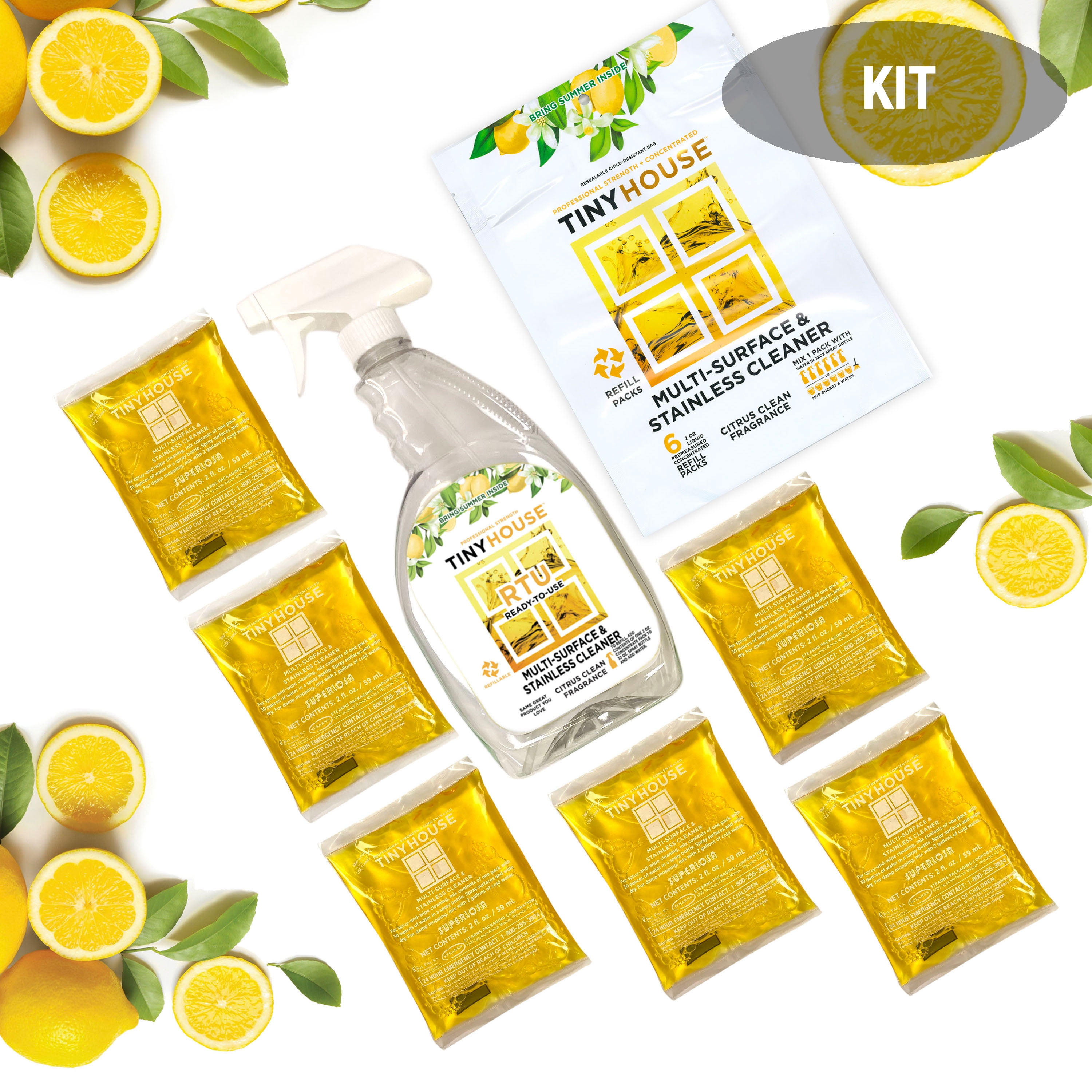 Tiny House Multi-Surface & Stainless Cleaner Kit - Walmart.com