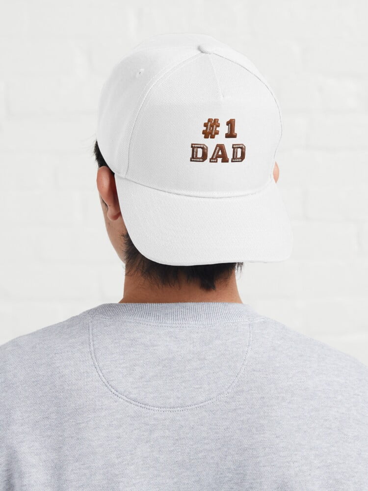 Tiny Hug #1 Dad Football Style Lettering-Cap Father'S Day Gift, Dad Hat ...