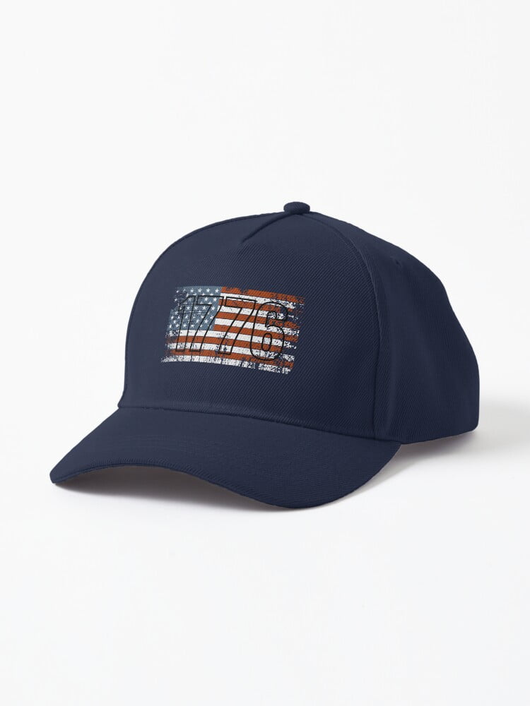 Tiny Hug 1776 In Distressed American Flag Cap, Hats For Men, Gift For Him - Walmart.com