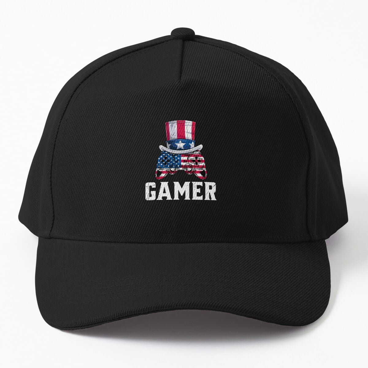Tiny Hug 4Th Of July - Video Game Controller Gamer Usa Flag Cap, Hats ...