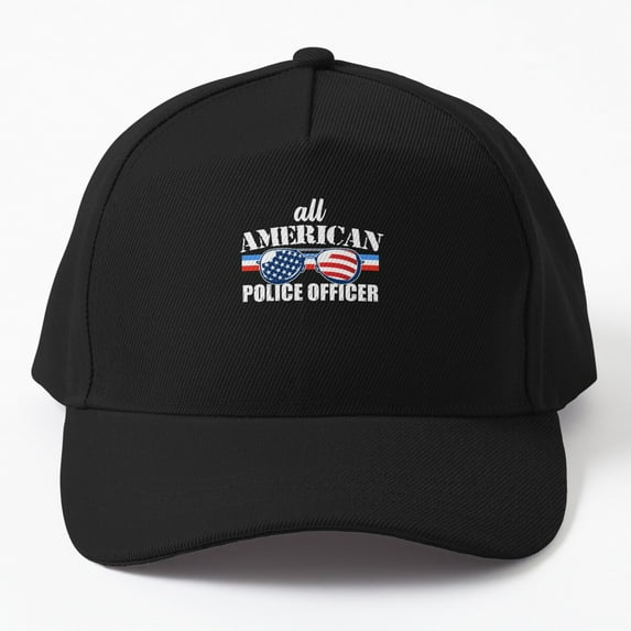 Tiny Hug All American Police Officer Cap, Hats For Men, Gift For Him ...