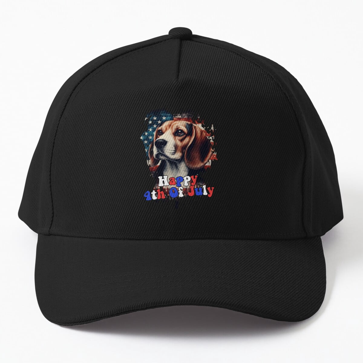 Tiny Hug American Flag Beagle Dog 4Th Of July, For Beagle Owners Cap ...