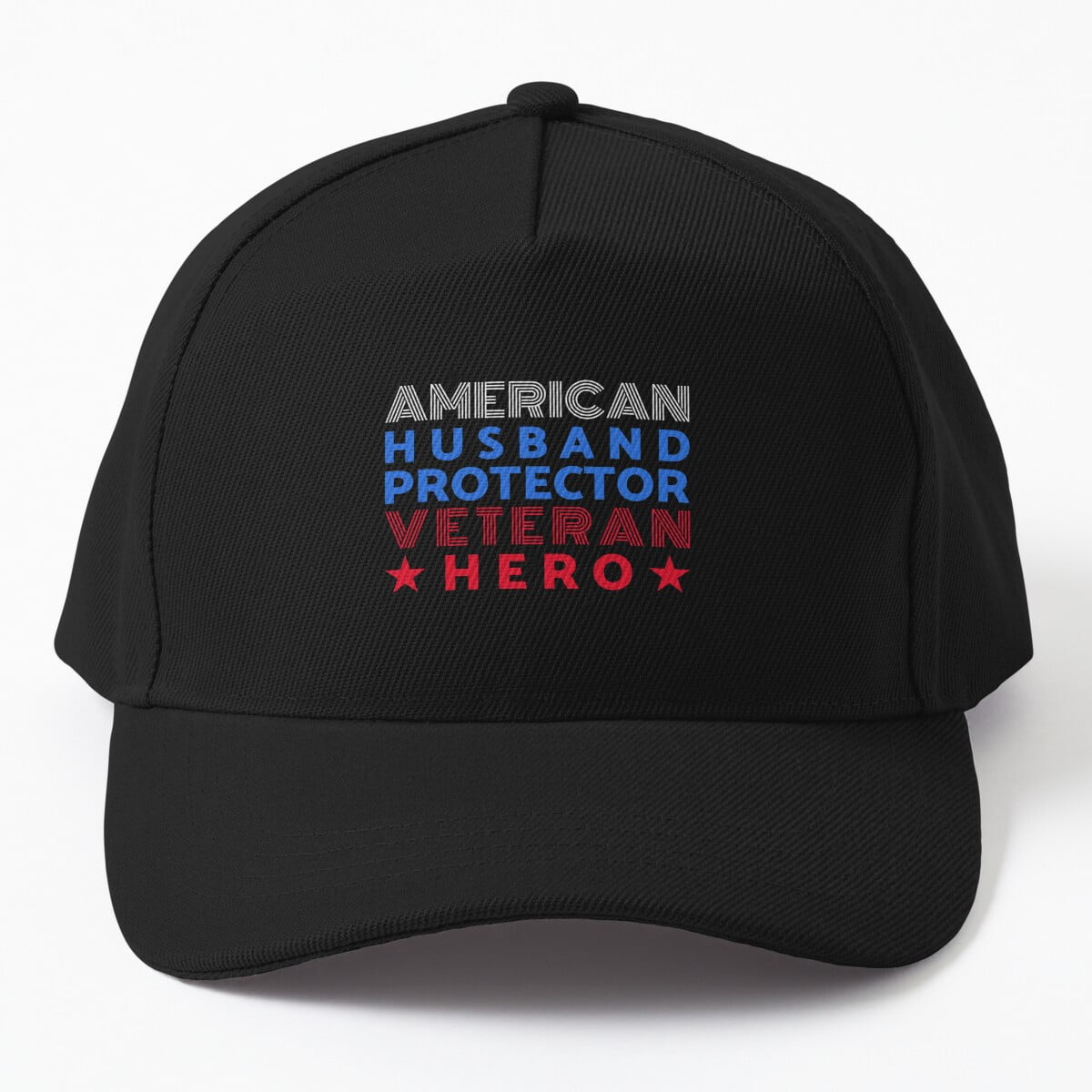 Tiny Hug American Husband Protector Veteran Hero Cap, Hats For Men ...