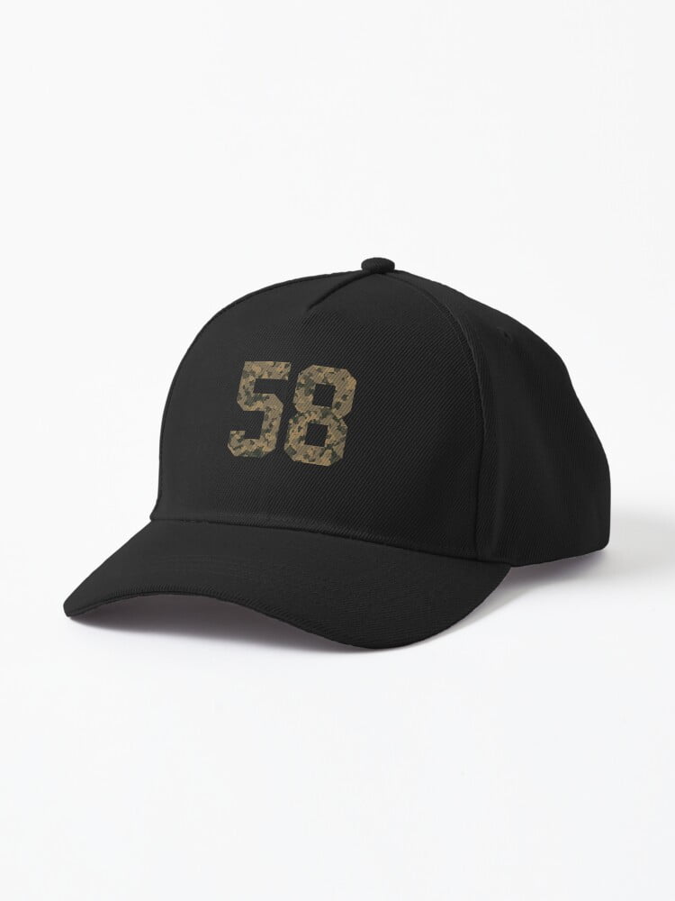 Tiny Hug Army Camouflage Number 58 - Sports Numbers Cap, Hats For Men ...