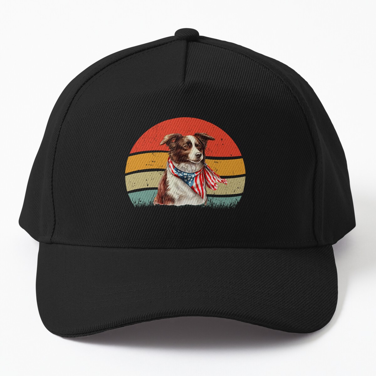 Tiny Hug Australian Shepherd Dog American Flag Patriotic Dog 4Th Of ...