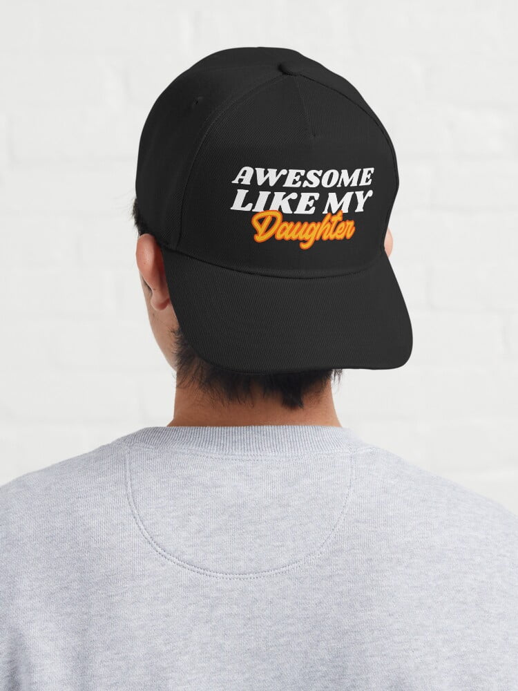 Tiny Hug Awesome Like My Daughter - Perfect Dad Gift Cap, Hats For Men ...
