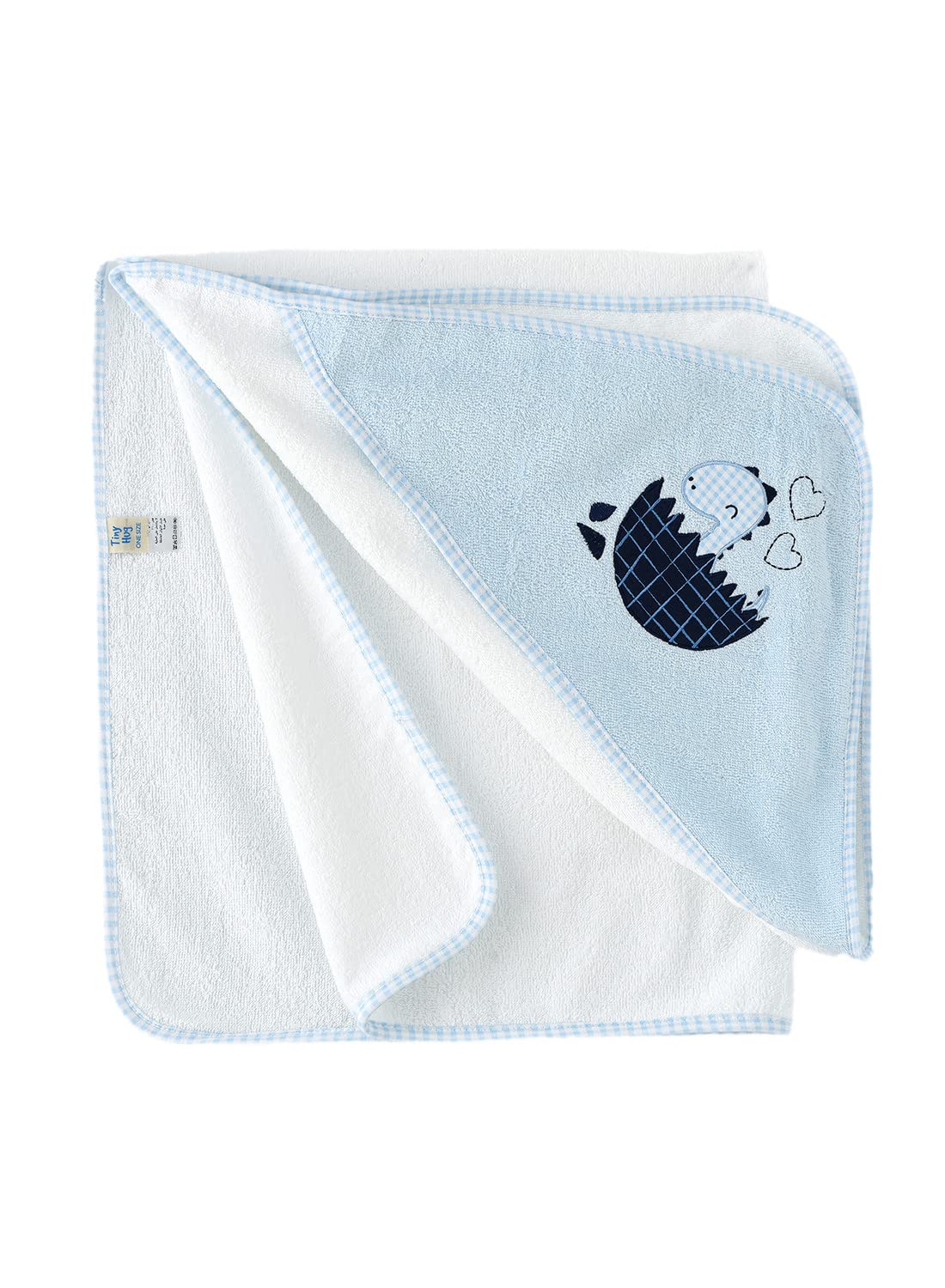 Tiny Hug Baby Blanket with Hood 75 X 90 Multi - Walmart.com