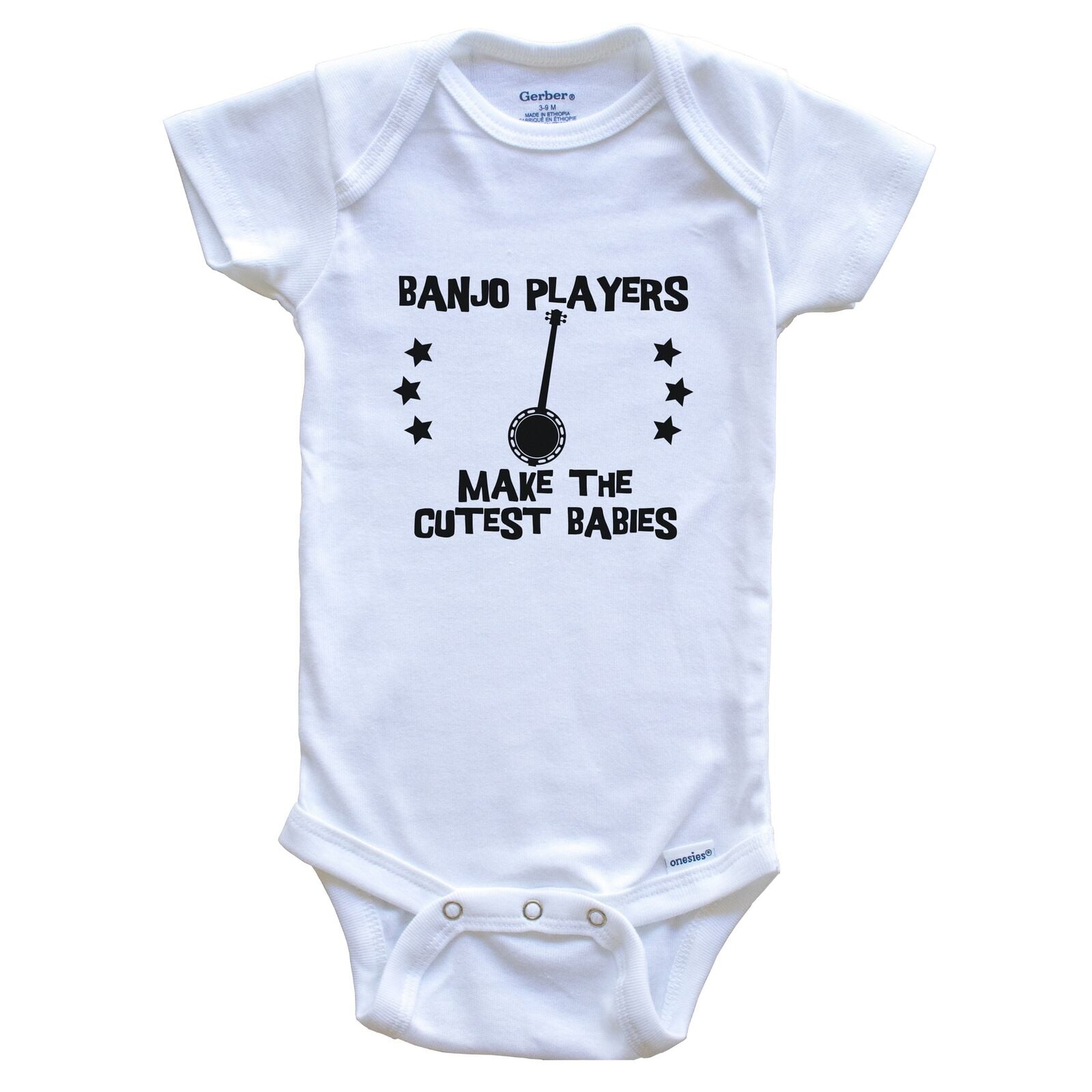 Tiny Hug Banjo Players Make The Cutest Babies Funny Banjo Baby Bodysuit ...