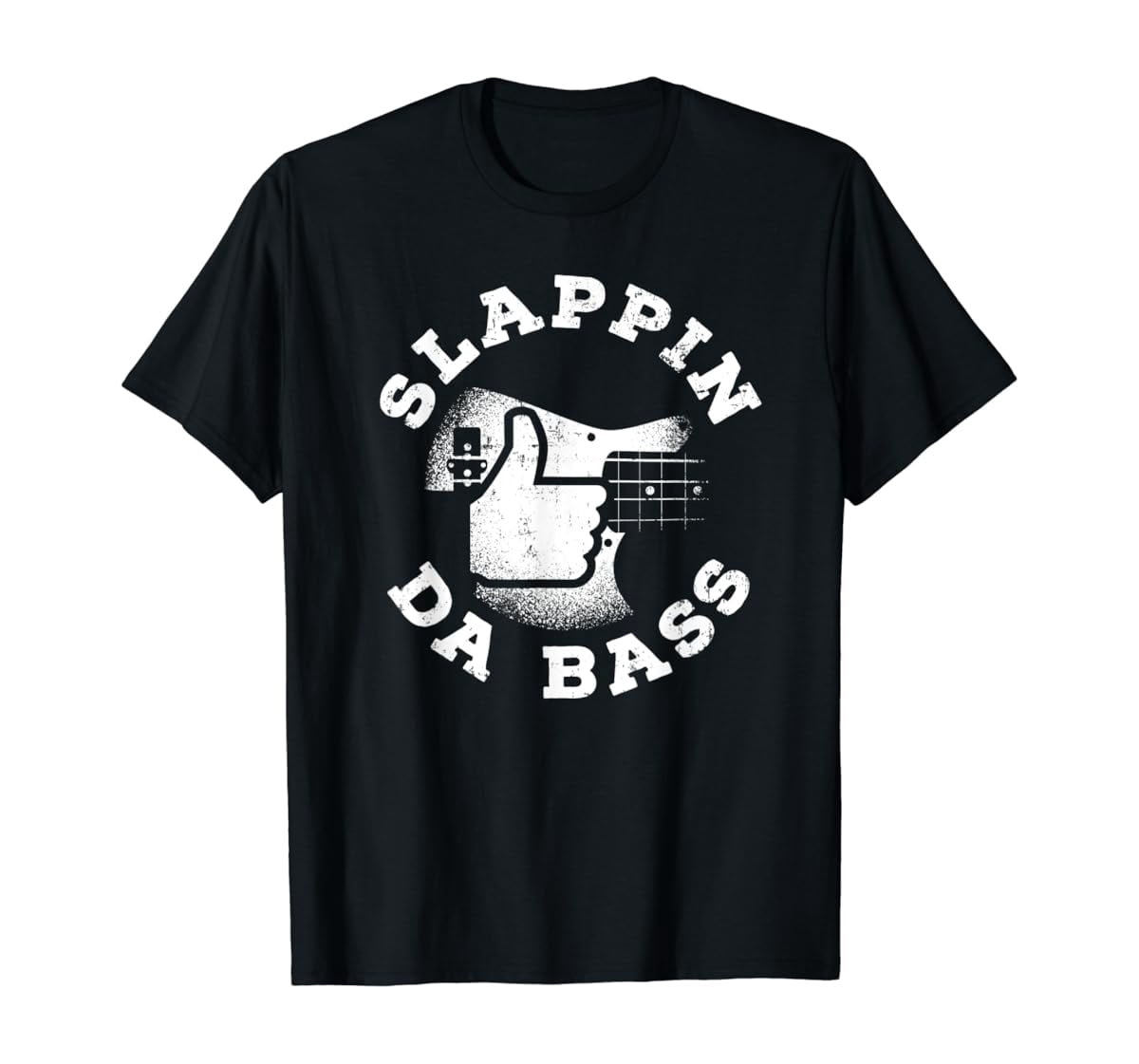 Tiny Hug Bass Guitar Slappin Da Bass For Bassist & Bass Player T-Shirt ...