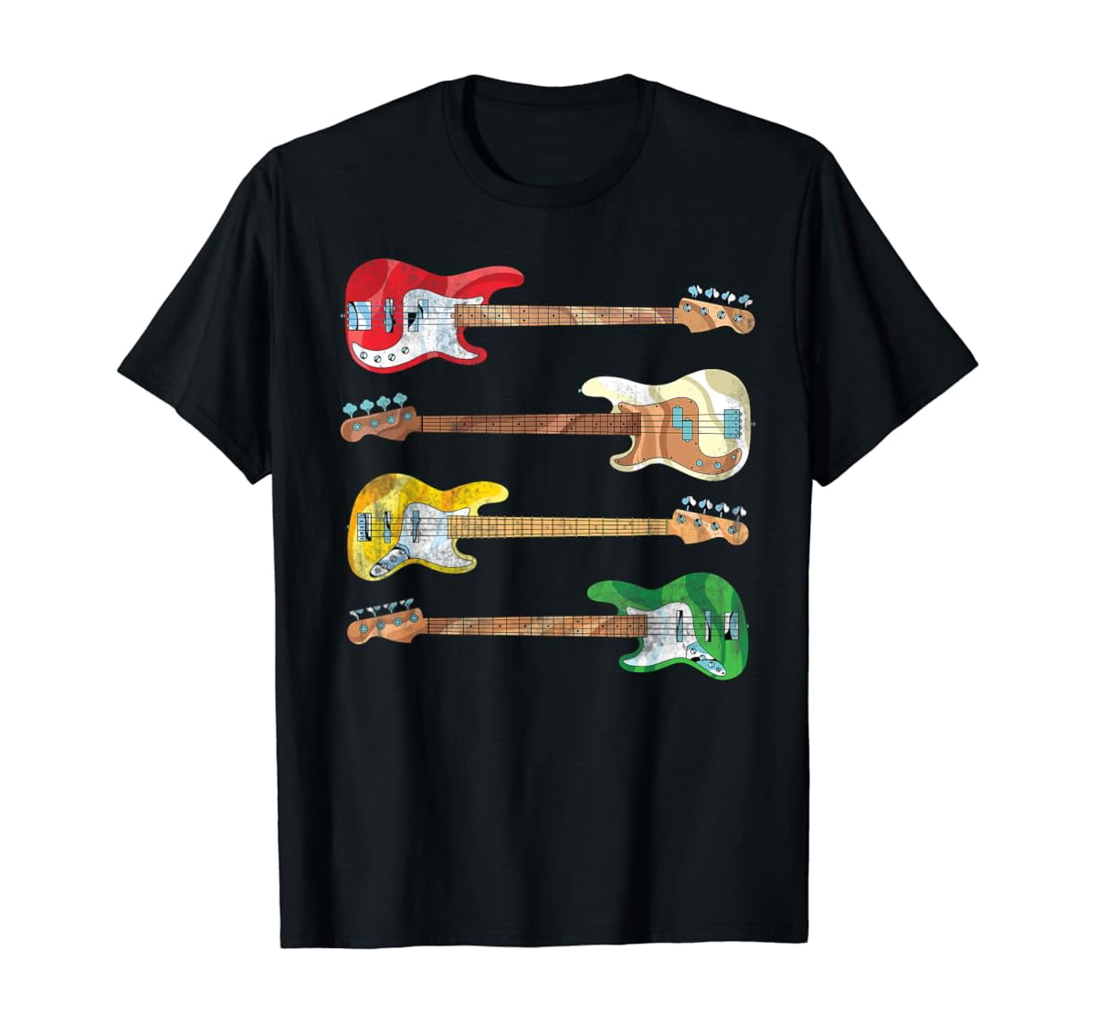 Tiny Hug Bass Player Gift Guitarist Bassist Music Bass Guitar T-Shirt ...