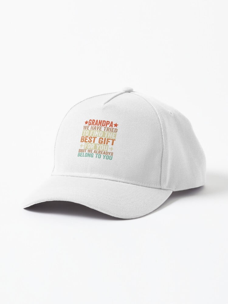 Tiny Hug Best Grandpa Caps Present Grandpa'S Day 2023 Cap Hats For Men ...