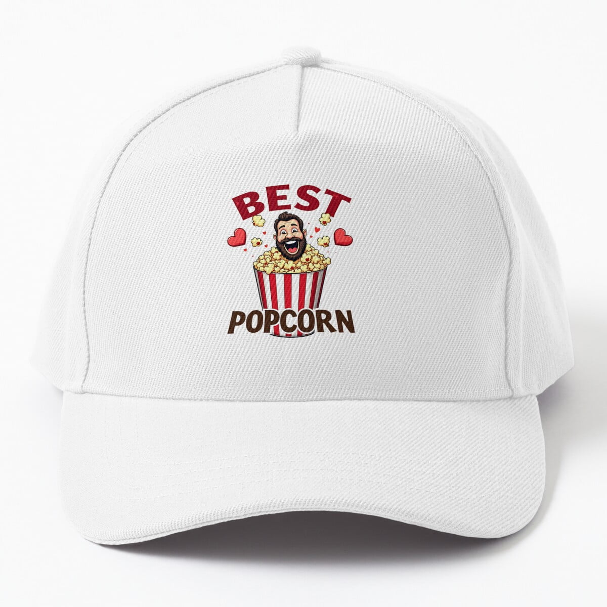 Tiny Hug Best Popcorn Dad Ever For Movie Night & Laughs Cap Hats For ...