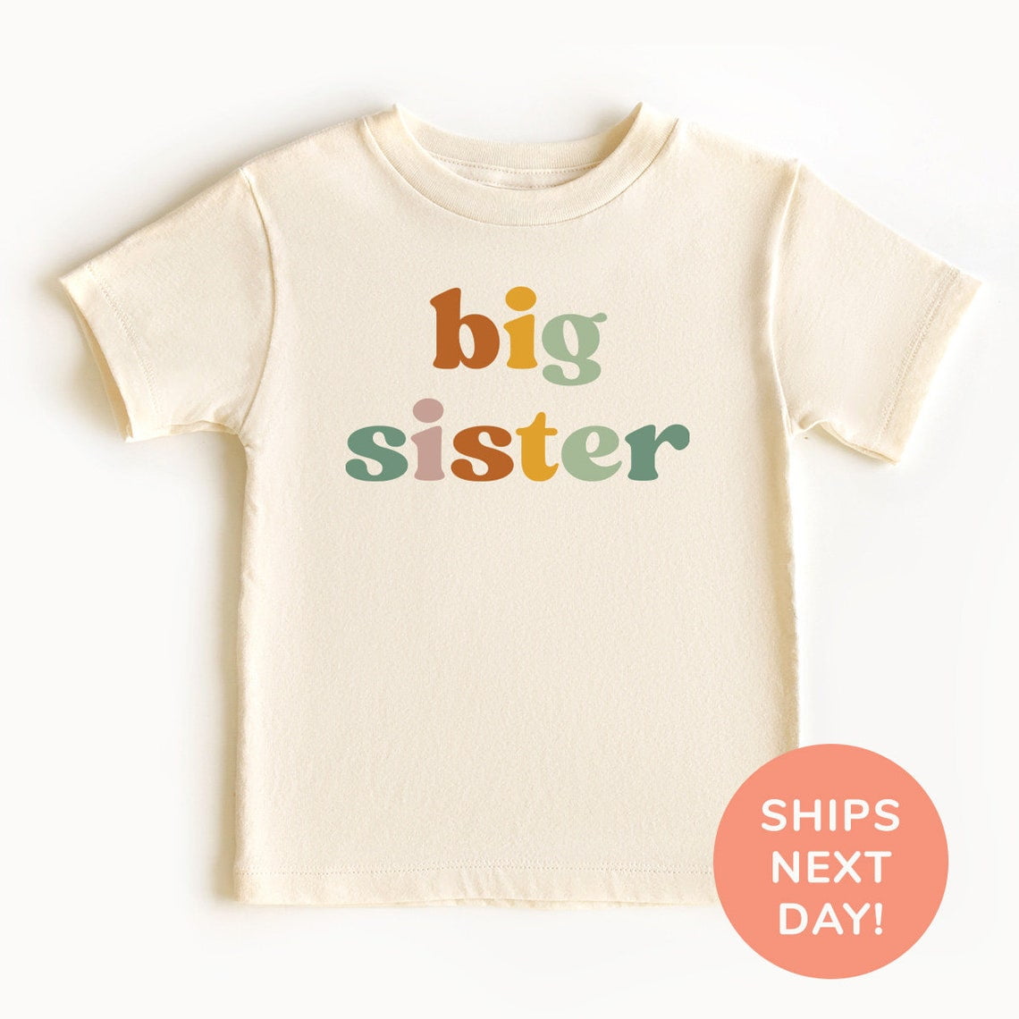 Tiny Hug Big Sister Toddler Shirt And Onesie, Cute Big Sis Shirt, Retro Toddler & Youth Shirt ...