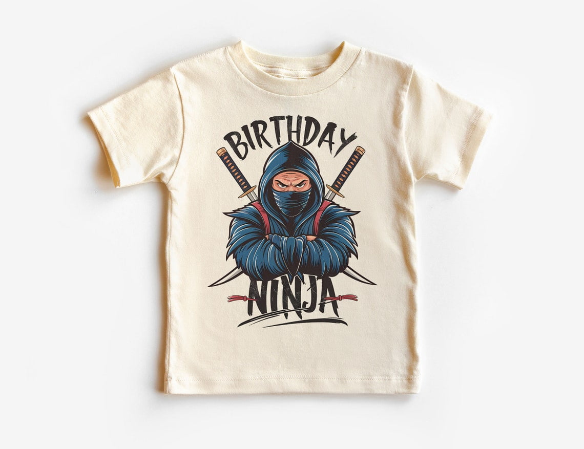 Tiny Hug Birthday Ninja Toddler Shirt - Karate Martial Arts Themed ...
